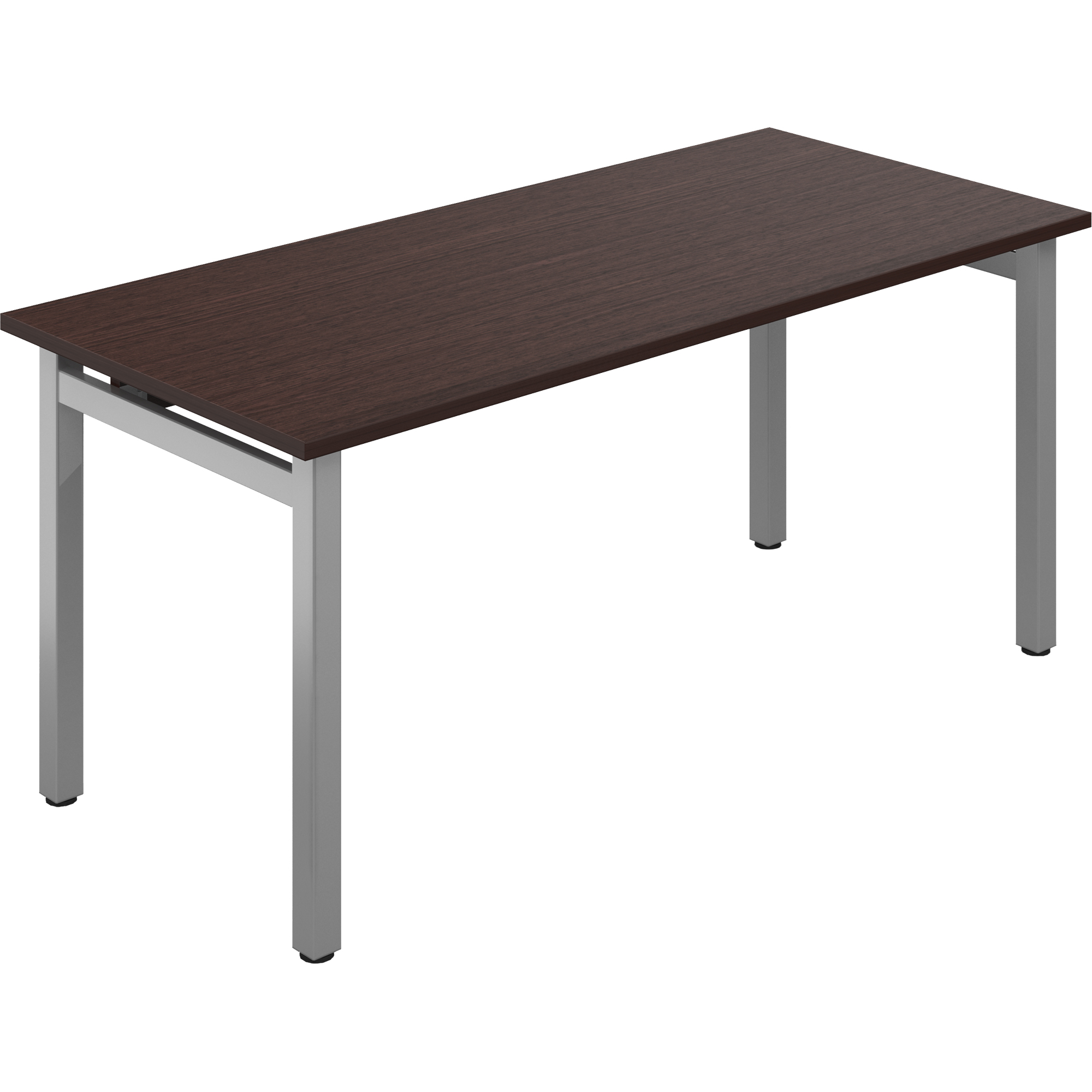 OFFICES TO GO Ionic Desk Tables, 60" L x 30" W x 29" H, Dark Brown ...