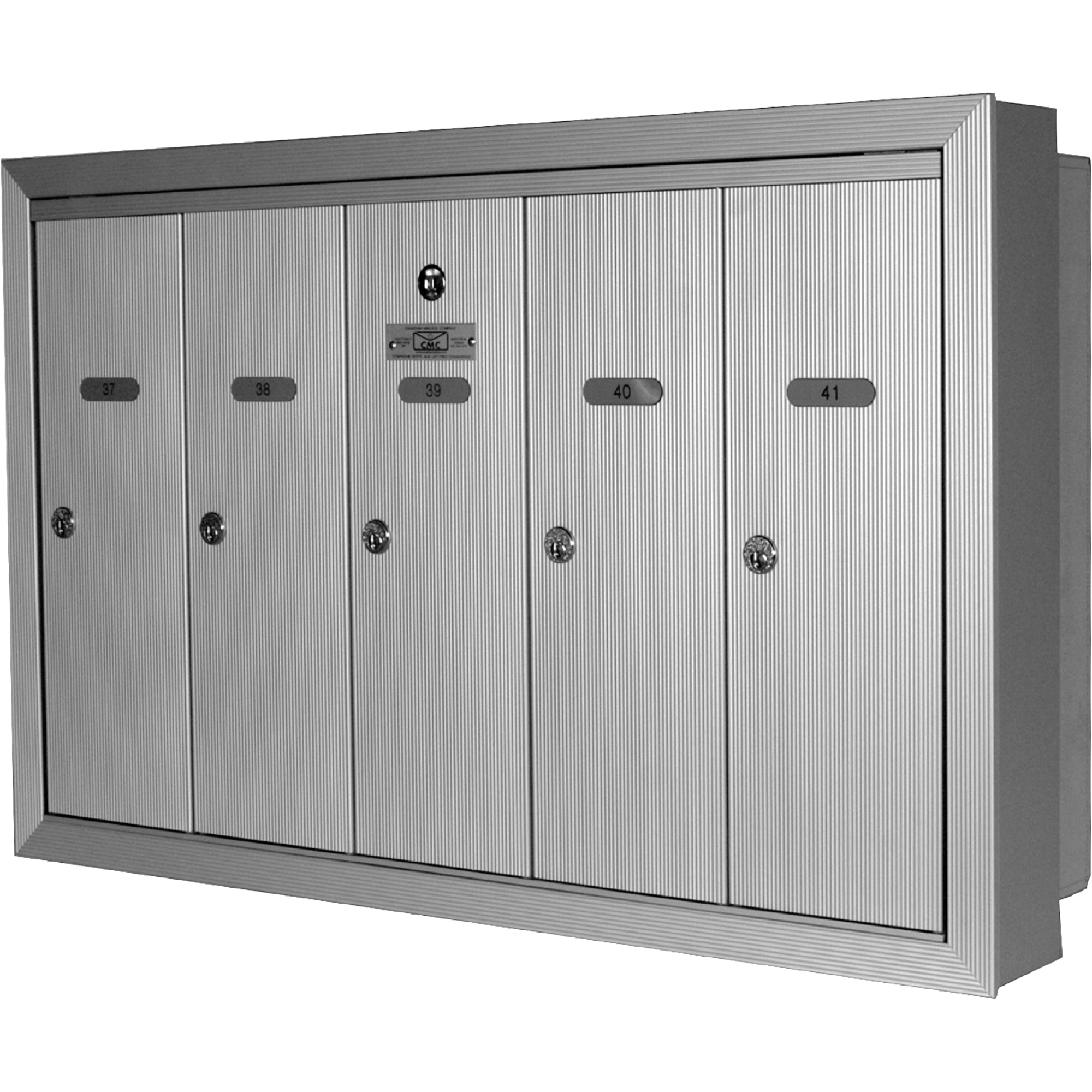 CANADIAN MAILBOX COMPANY Single Deck Semi Recessed Mailboxes Wall canadian-mailbox-company-single-deck-semi-recessed-mailboxes-wall
