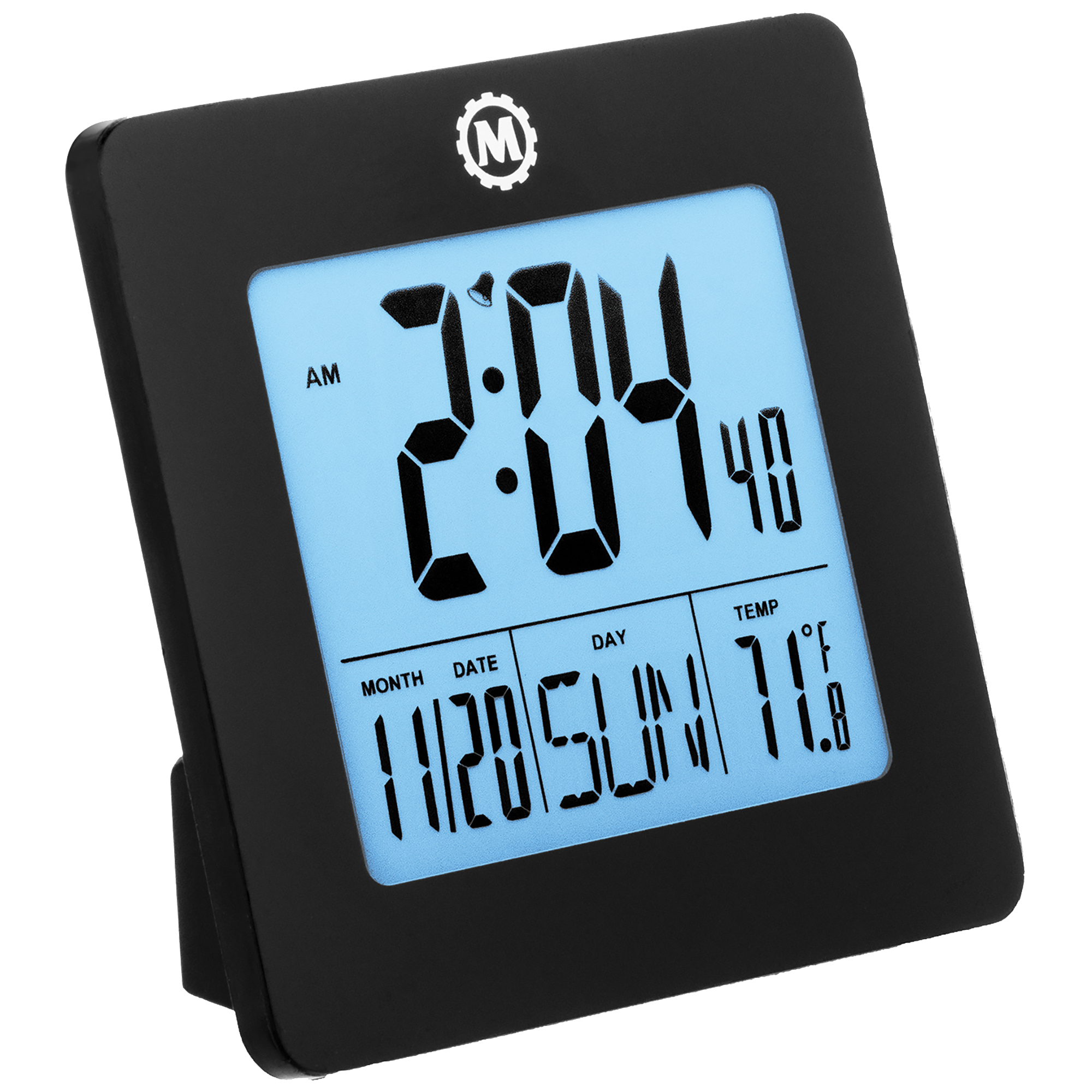 MARATHON Desktop Clock, Digital, Battery Operated, 3.6" W x 1.5" D x 3. ...