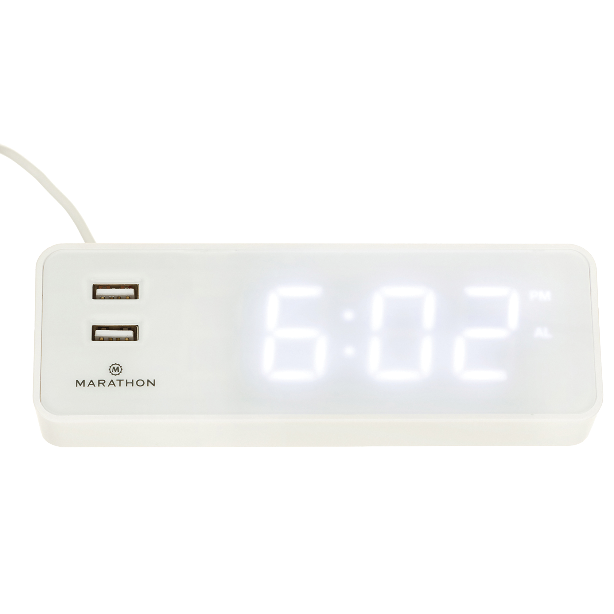 MARATHON LED Alarm Clock OP600 ( CL030055WH) | Shop Clocks | TENAQUIP