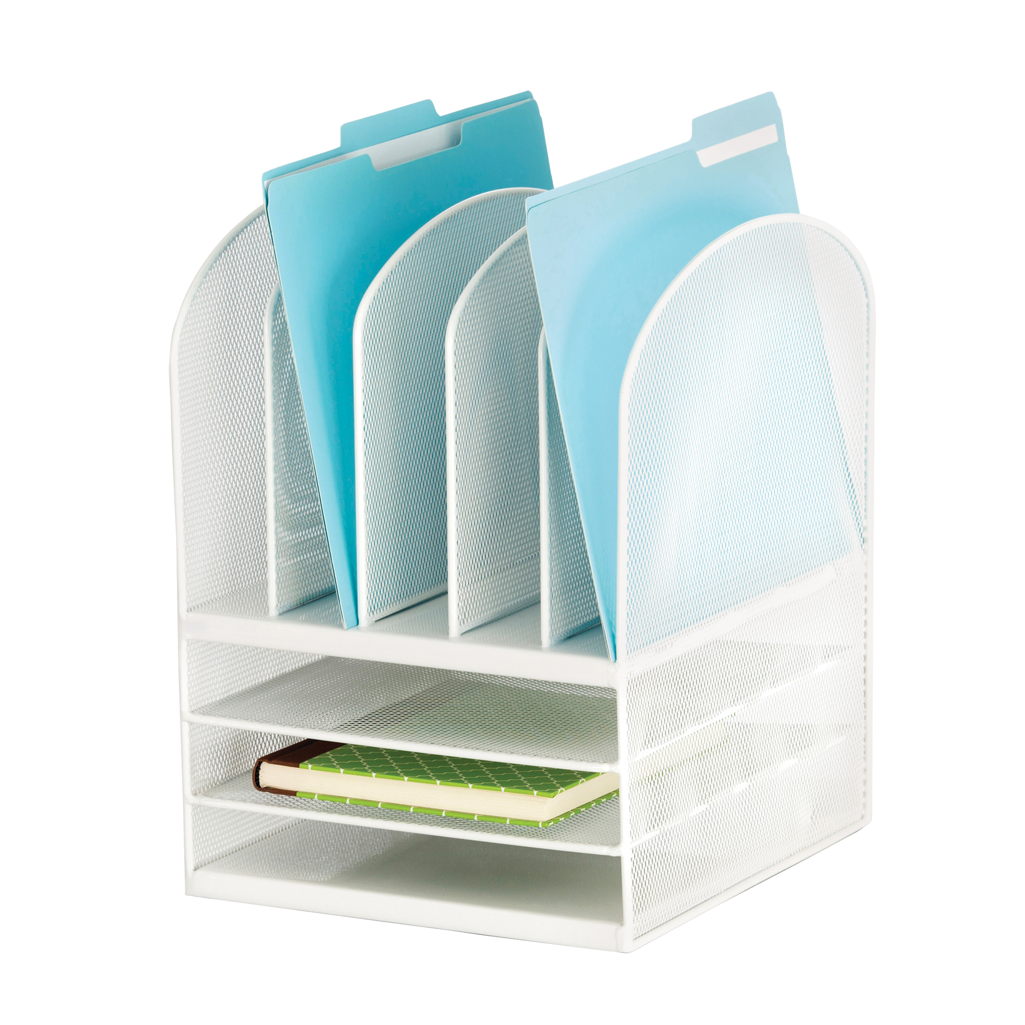 SAFCO Onyx Desk Organizer OP684 (3266WH) | Shop Desktop File Tray ...