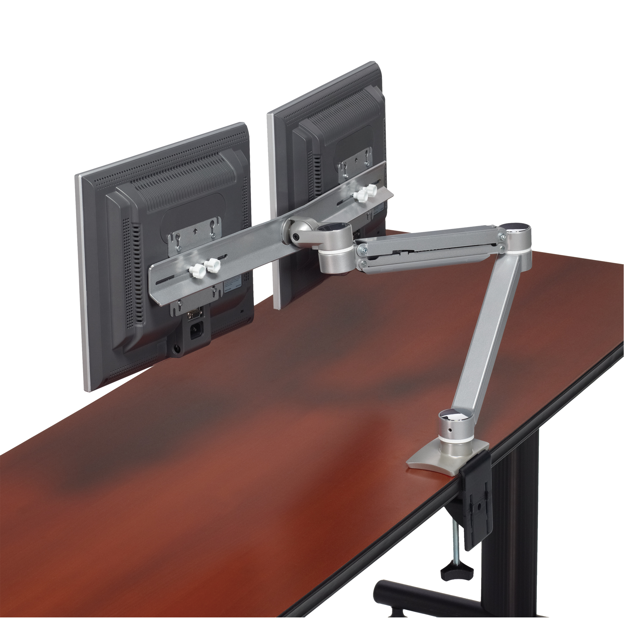 OFFICES TO GO Double Screen Monitor Arm OQ013 (MVL2SDEH) | Shop Monitor ...