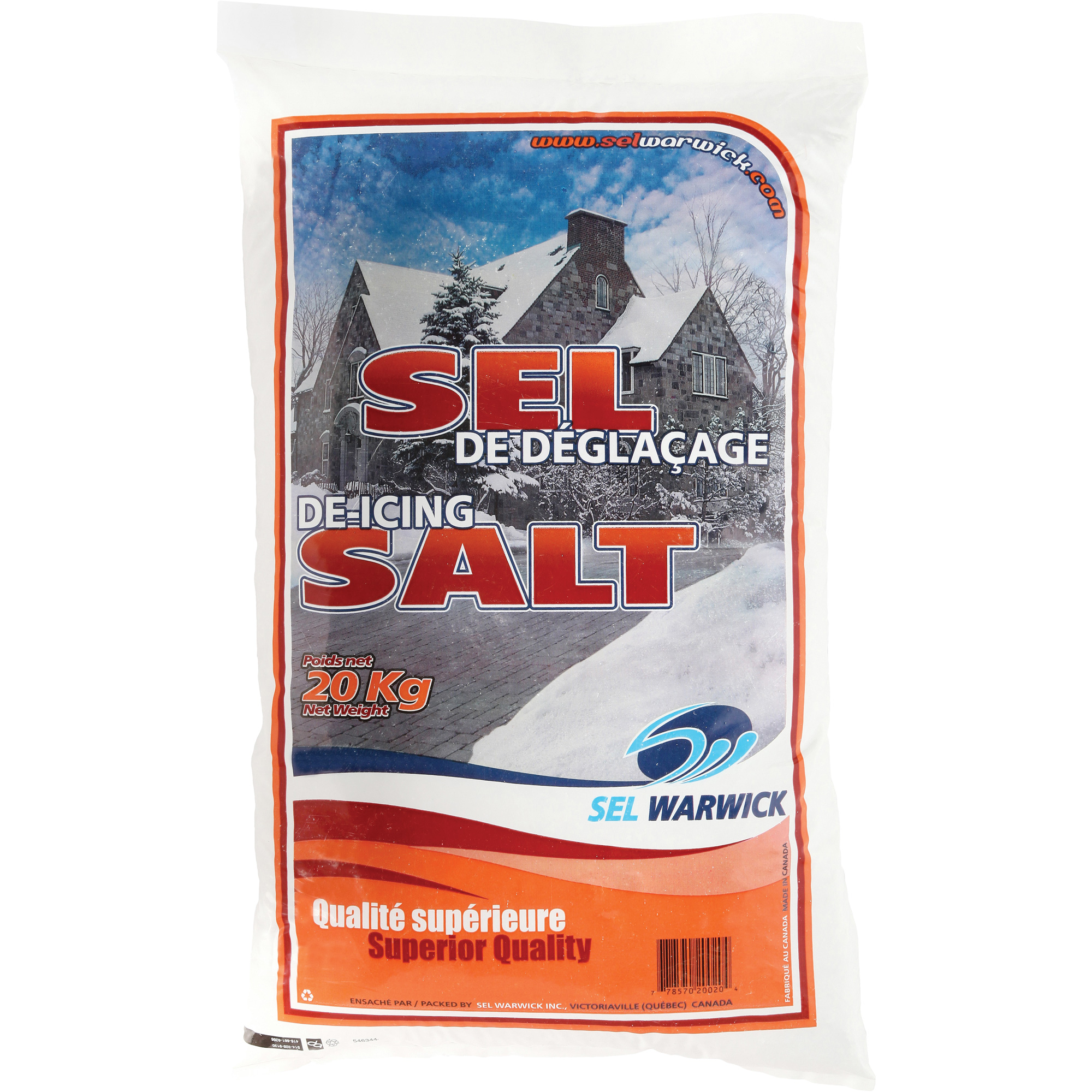 Ice Melting Salt, 44.1 lbs. (20 kg), Bag, -10°C (14°F) OQ733 | Shop ...