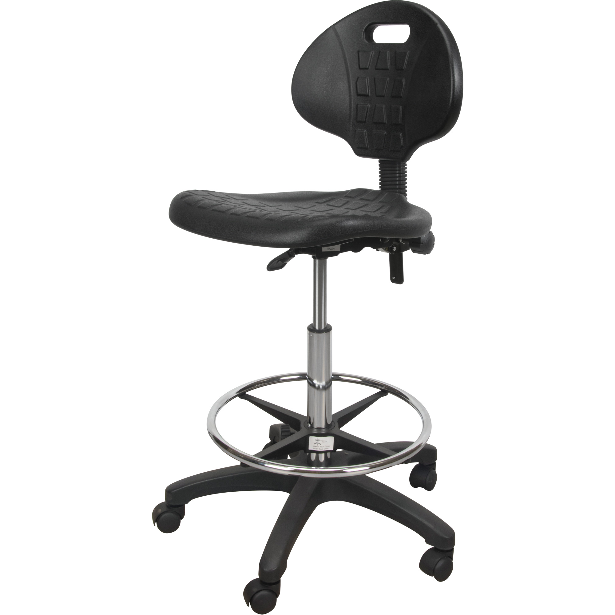 Kleton OR330 Heavy-Duty Ergonomic Stool, Mobile, Adjustable, 39" - 48 ...