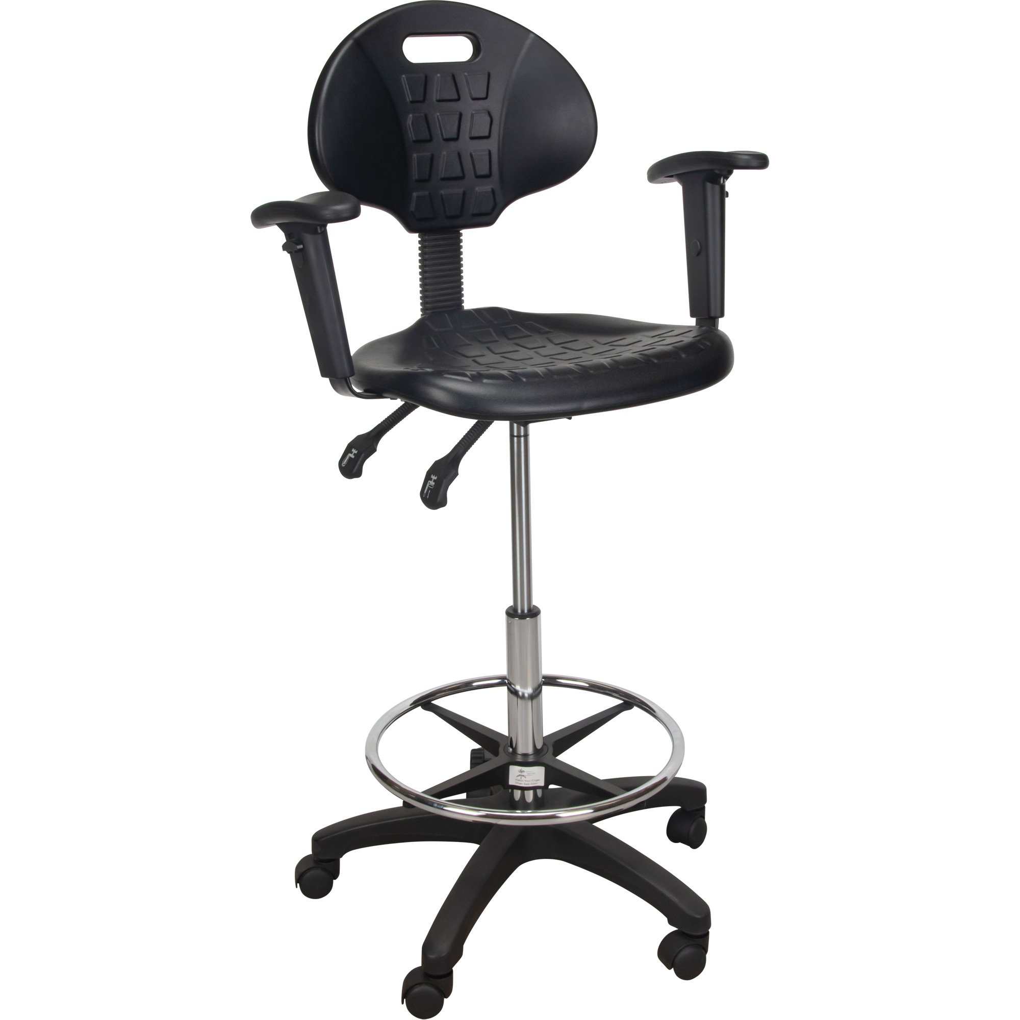 KLETON OR334 Tabouret ergonomique robuste avec accoudoirs réglables et ...