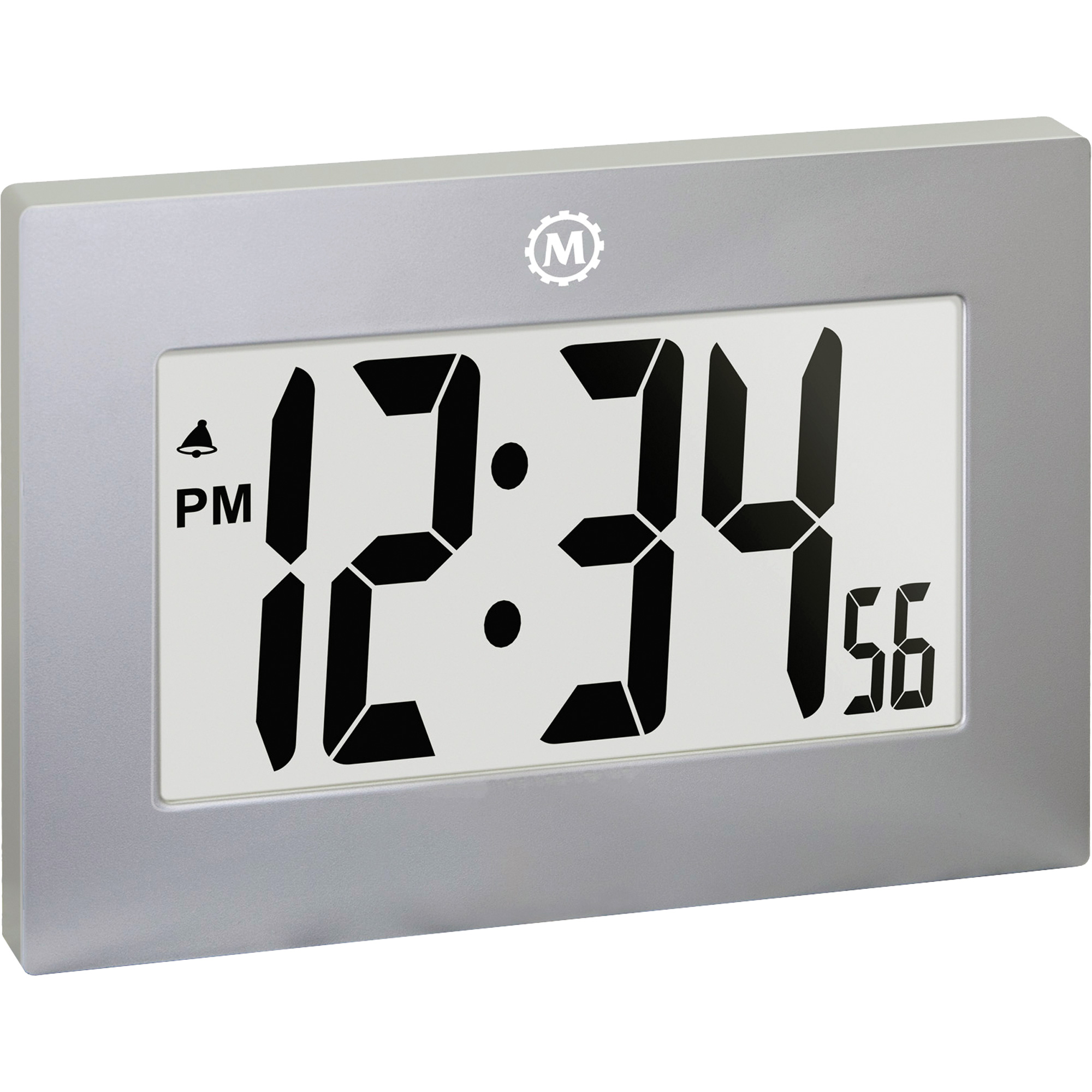 Marathon CL030064-GG-00-NA Large Frame Digital Wall Clock, Digital ...