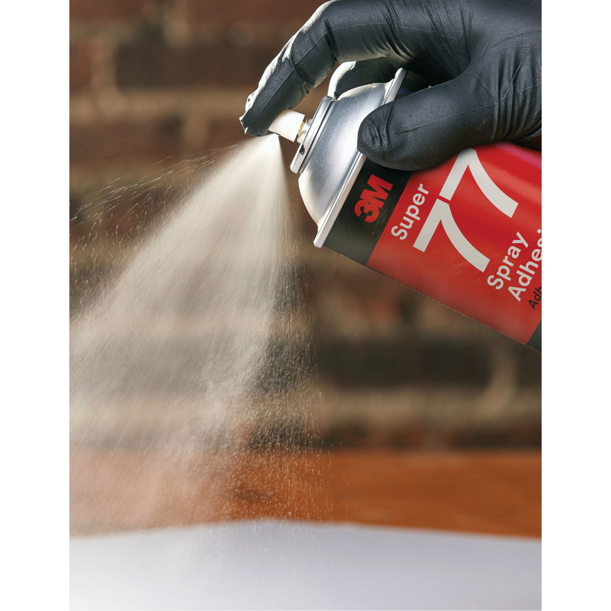 3M SUPER77-24 Super 77 Spray Adhesive, Clear, Aerosol Can