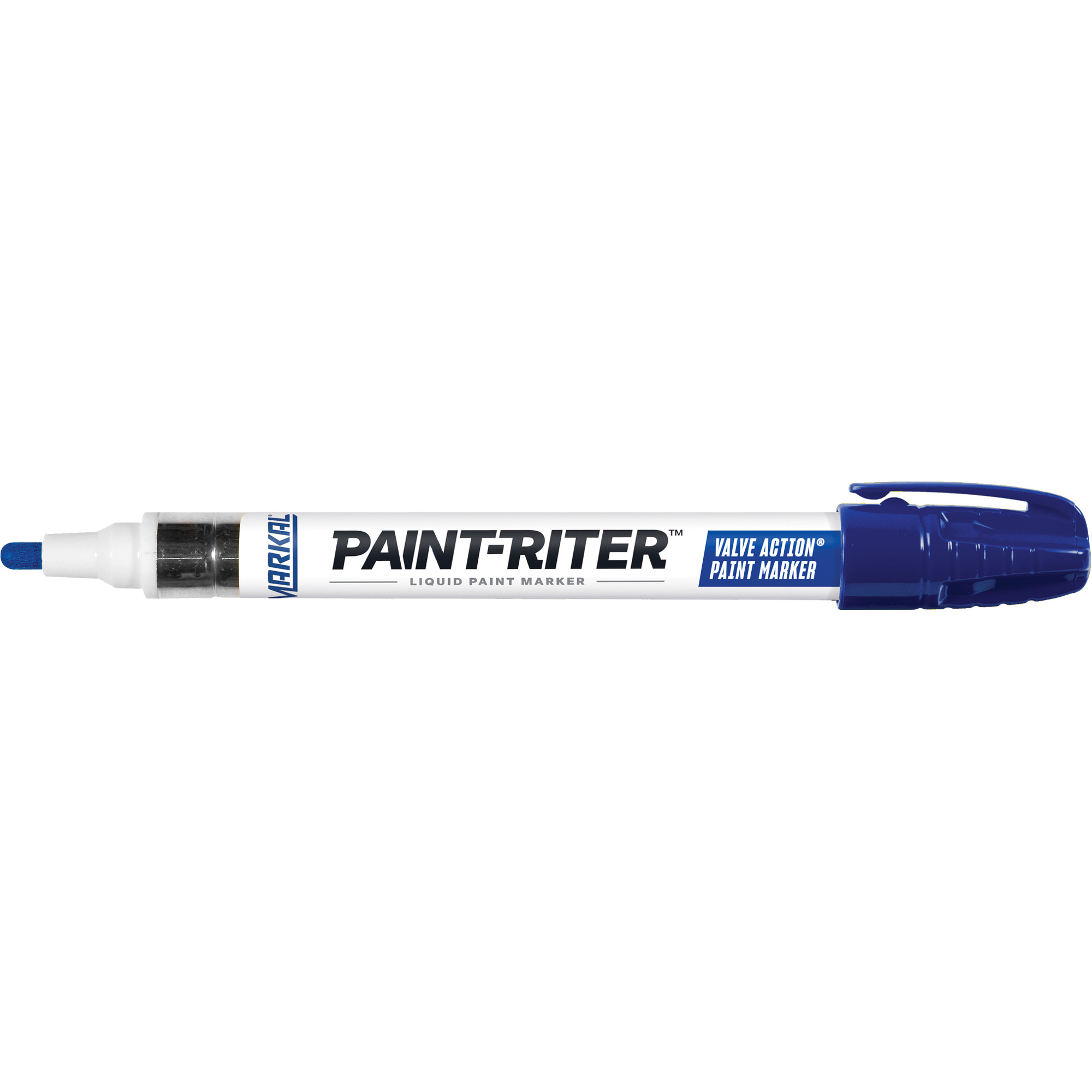 MARKAL Paint-Riter® Valve Action® Paint Marker, Liquid, Blue PA421 ...