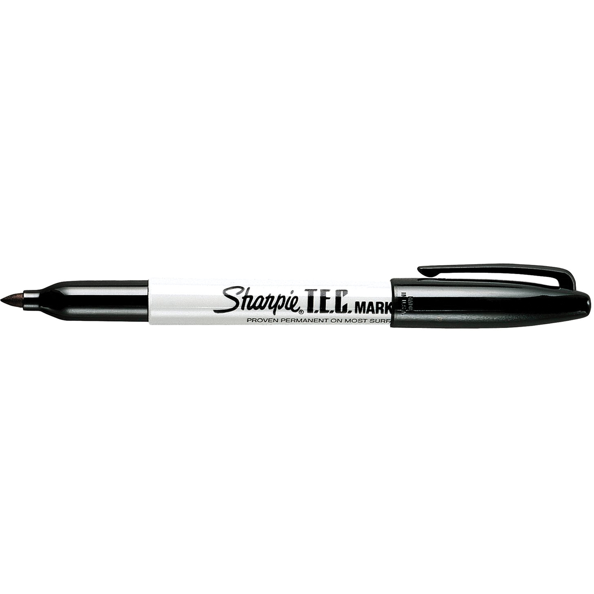 Sharpie 13401 T.E.C. Permanent Marker, Fine, Black