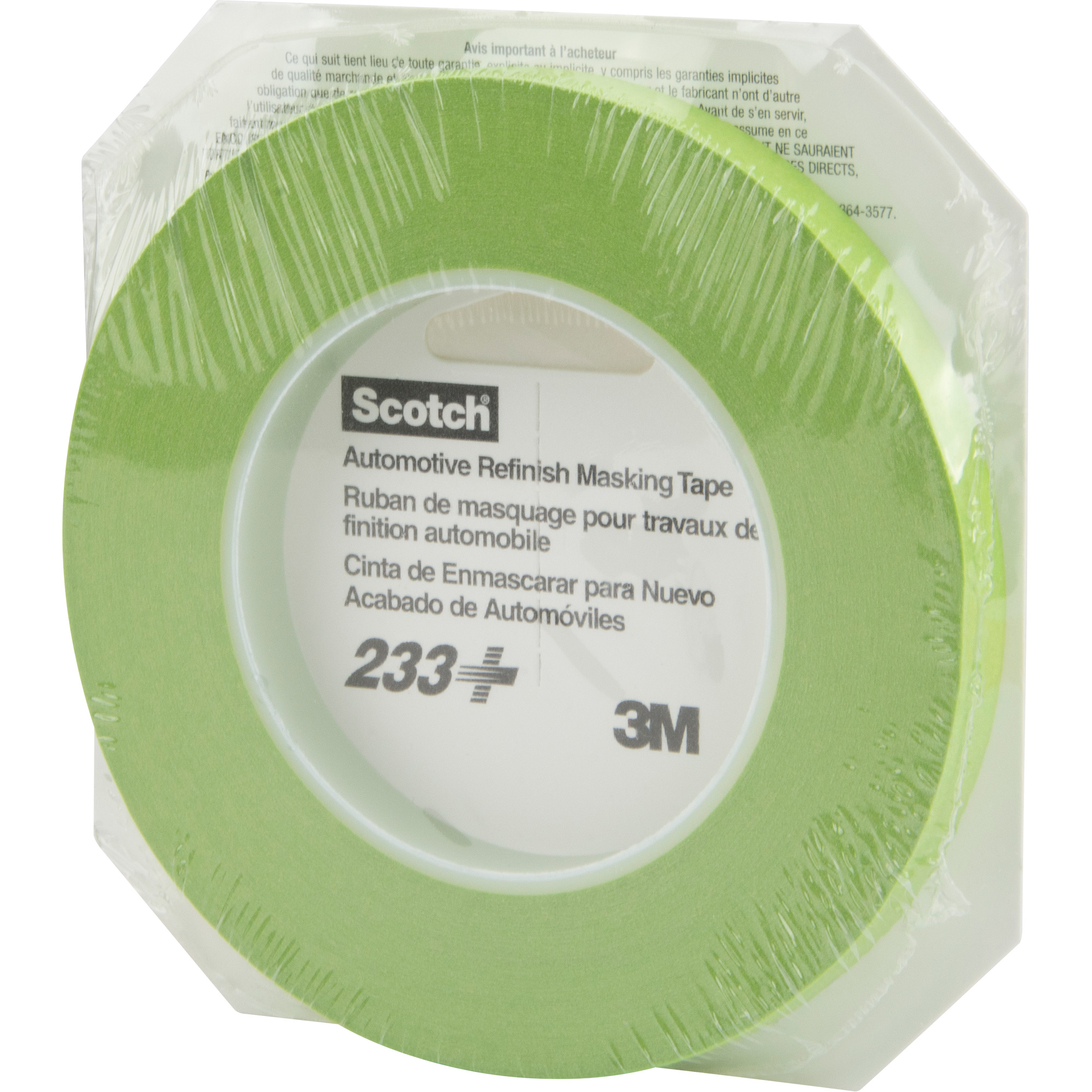 3M 26346 Ruban de masquage 233 Scotch, 12 mm (1/2") x 55 m (180'), Vert