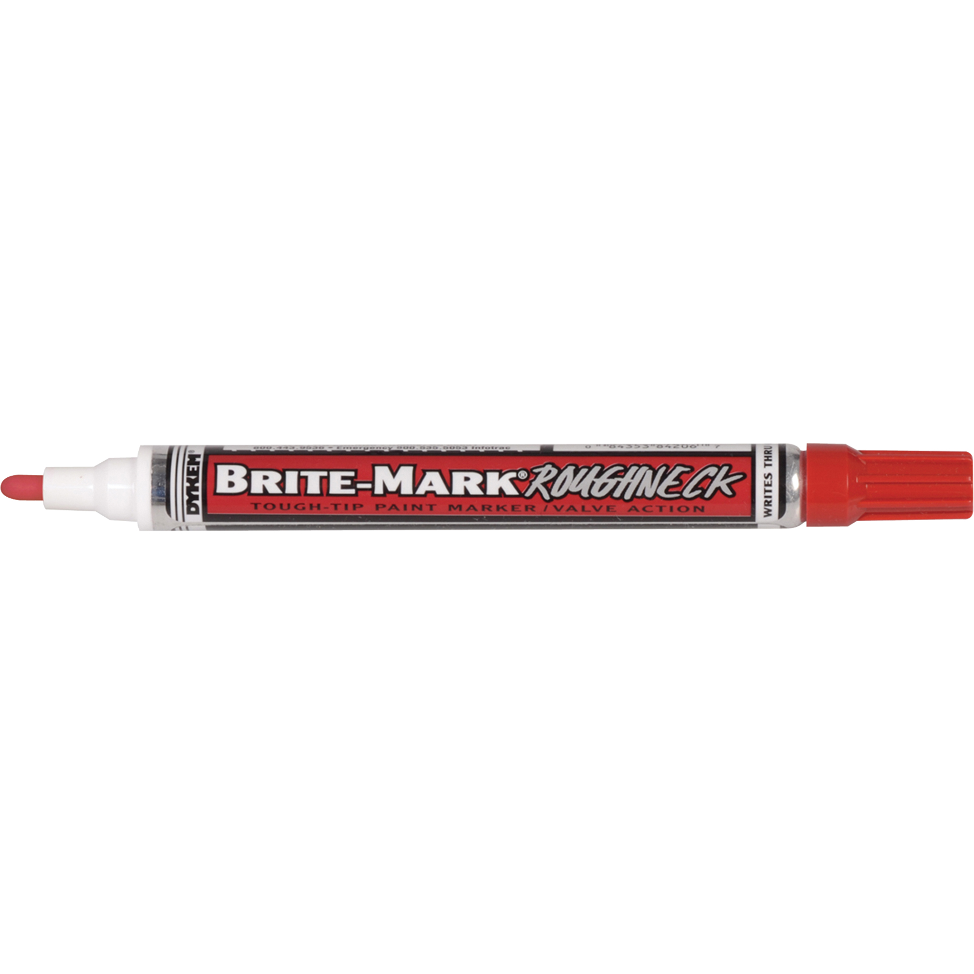 Dykem 84206 Brite-Mark® RoughNeck Marker, Liquid, Red