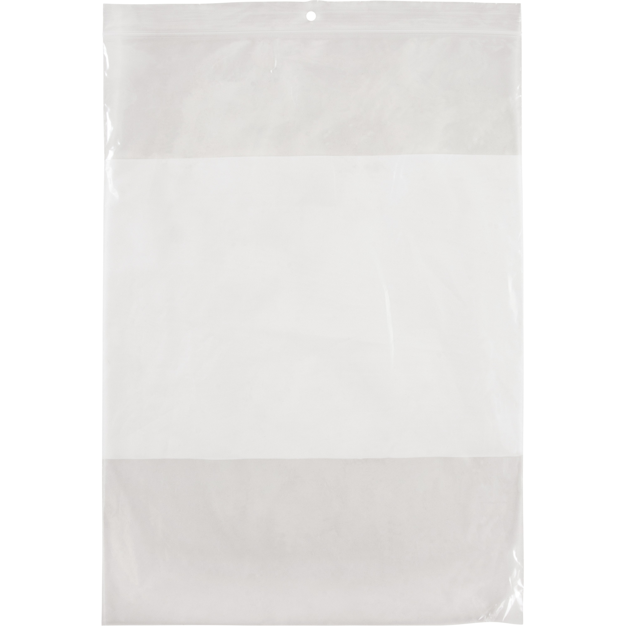 KLETON White Block Poly Bags, Reclosable, 12" x 9", 2 mils PF951 | Shop ...