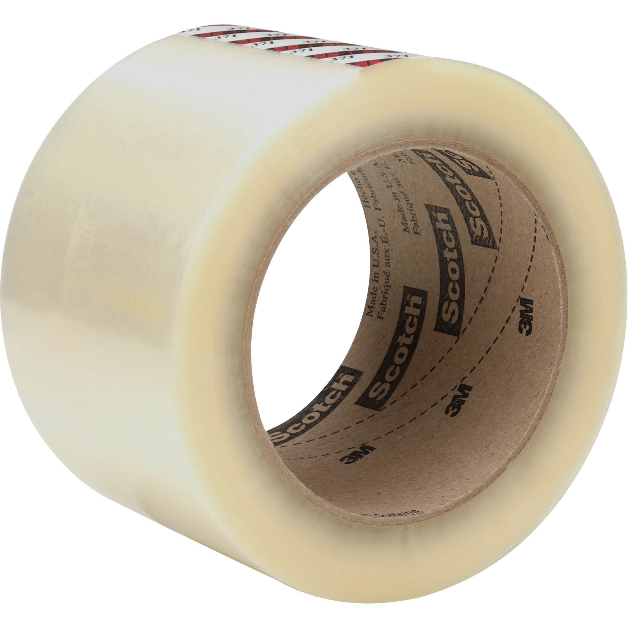 3M 7100244501 Scotch® Box Sealing Tape, Rubber Adhesive, 1.2 mils, 72 ...