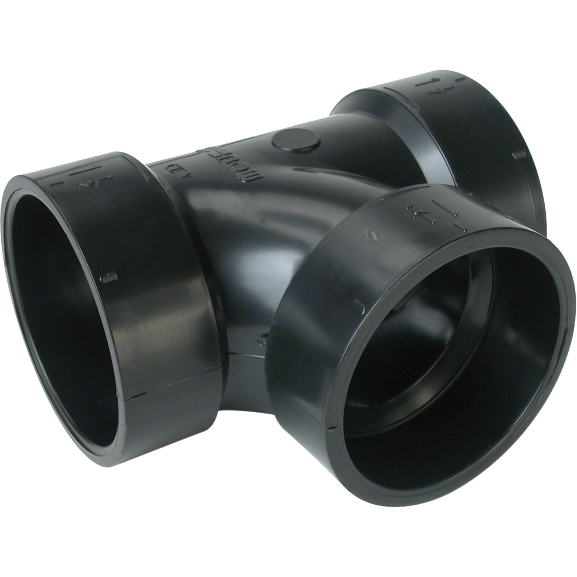 Bow Plumbing 600049 Tee Fitting, Sanitary, Plastic, 4"
