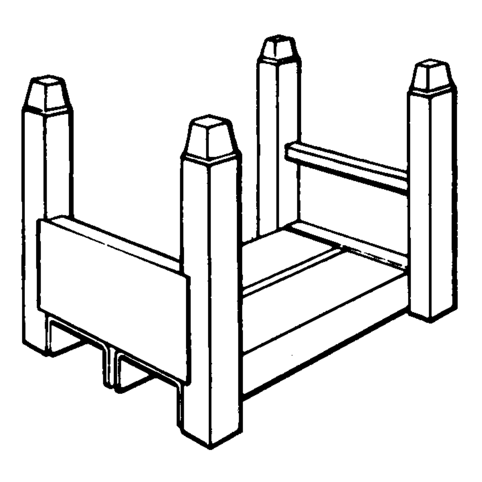 SPG STORAGE PRODUCT GROUP Portable Stacking Racks RB965 (SZ DX) | Shop ...