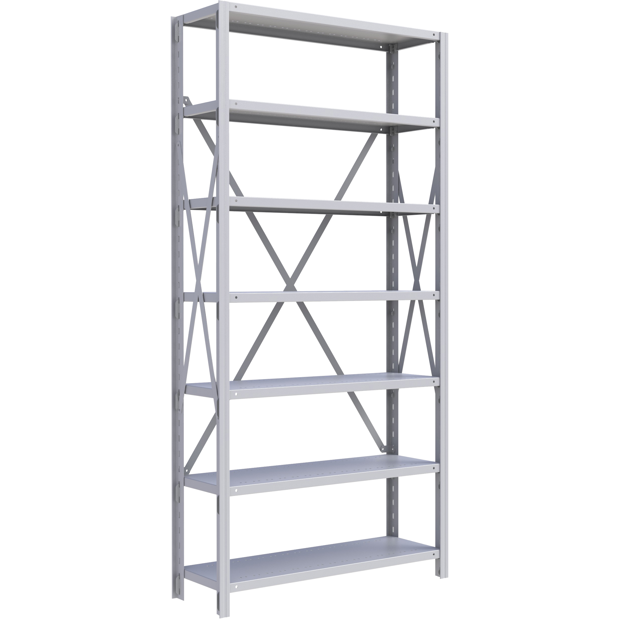 Metalware RK219 Interlok Shelving Unit, Steel, Boltless, 800 lbs ...