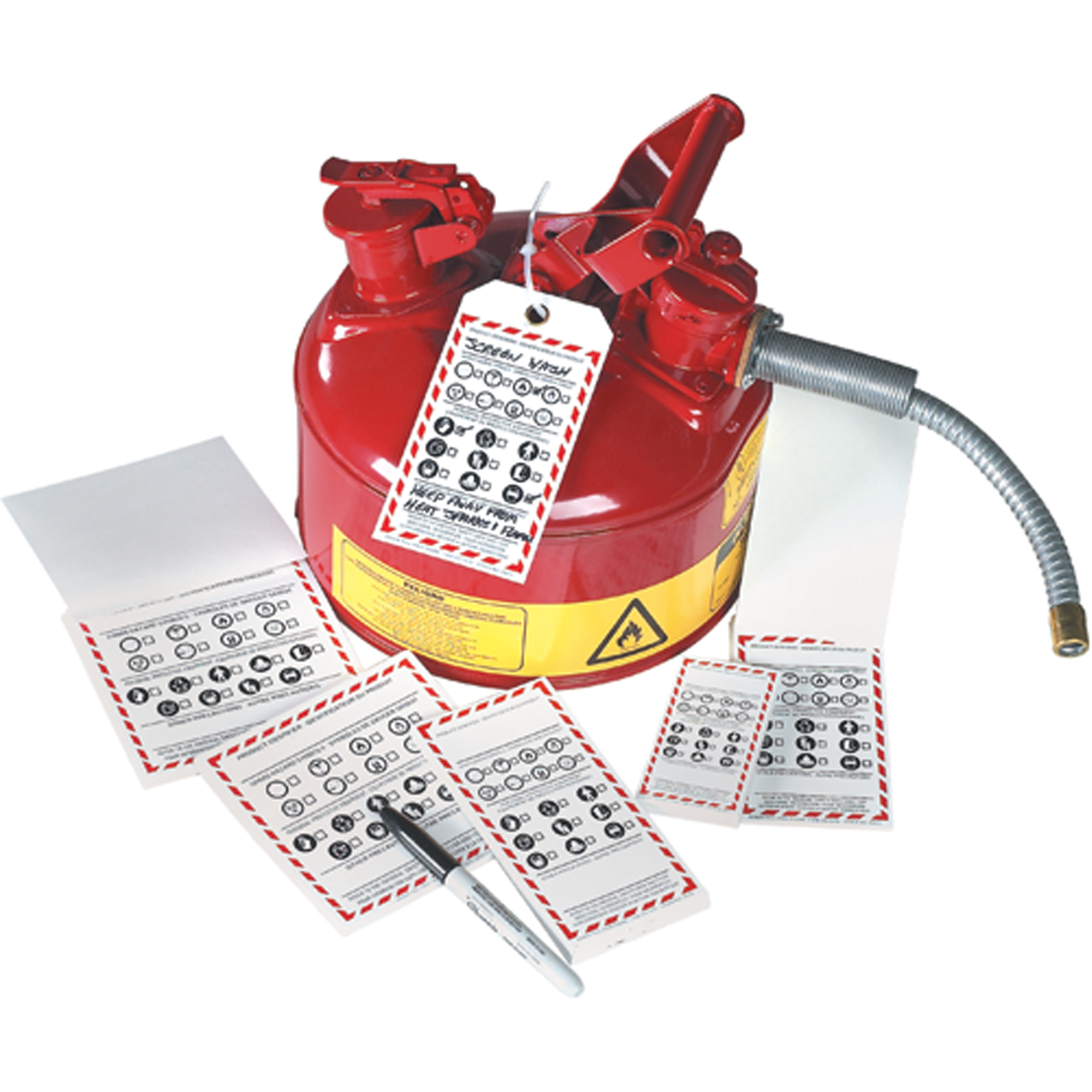 BRADY étiquette SIMDUT à auto-pelliculage fabriquée sur place, Vinyle ...