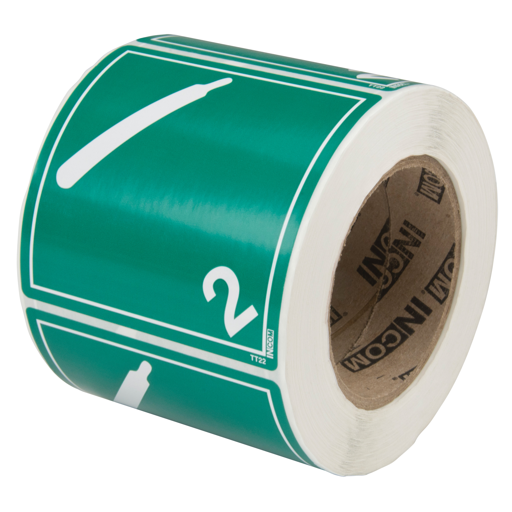 Incom Top Tape & Label TT22P TDG Shipping Labels, Class 2.2, Non ...