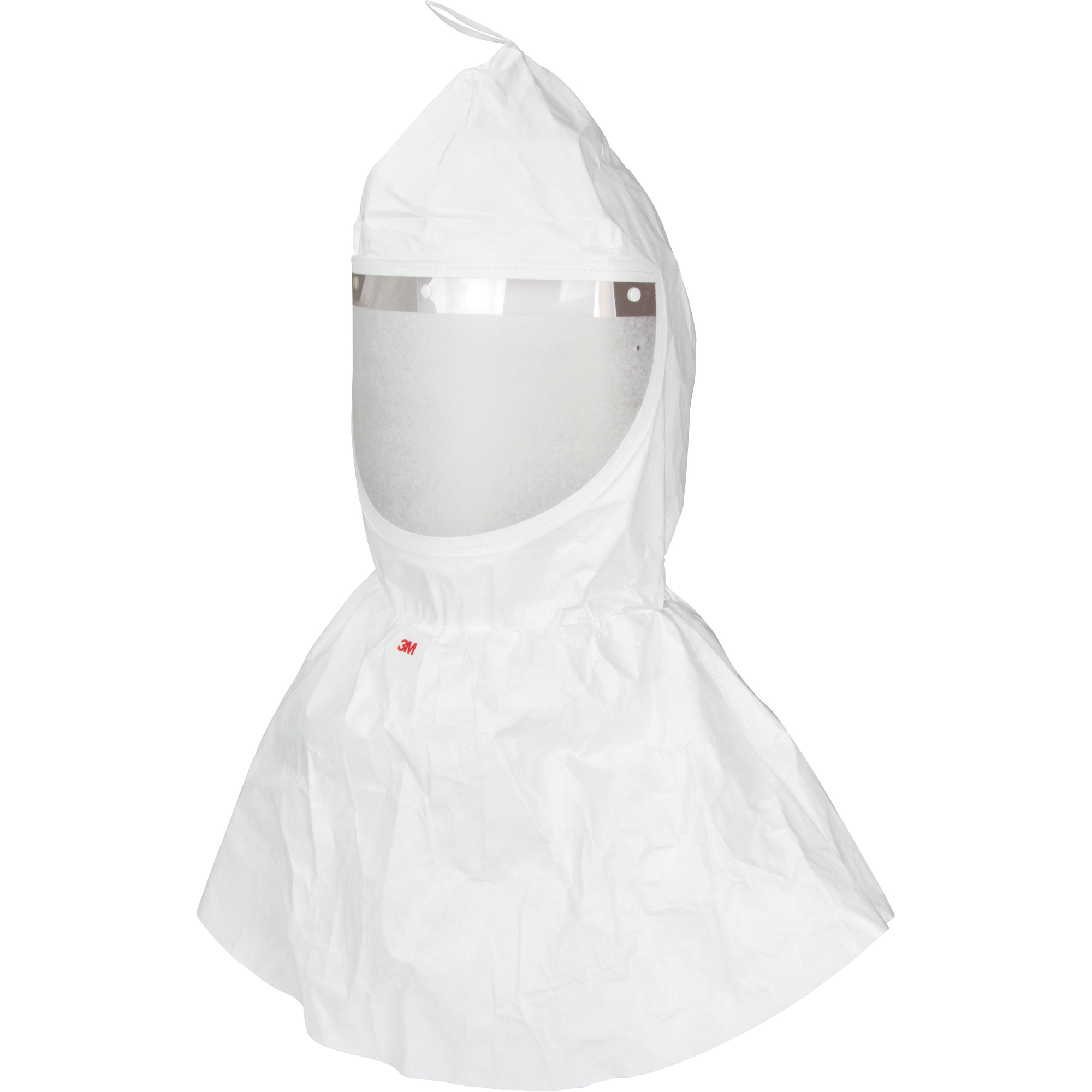 3M H-410-10 Respirator Hood with Collar, Standard, Soft Top, Single Shroud