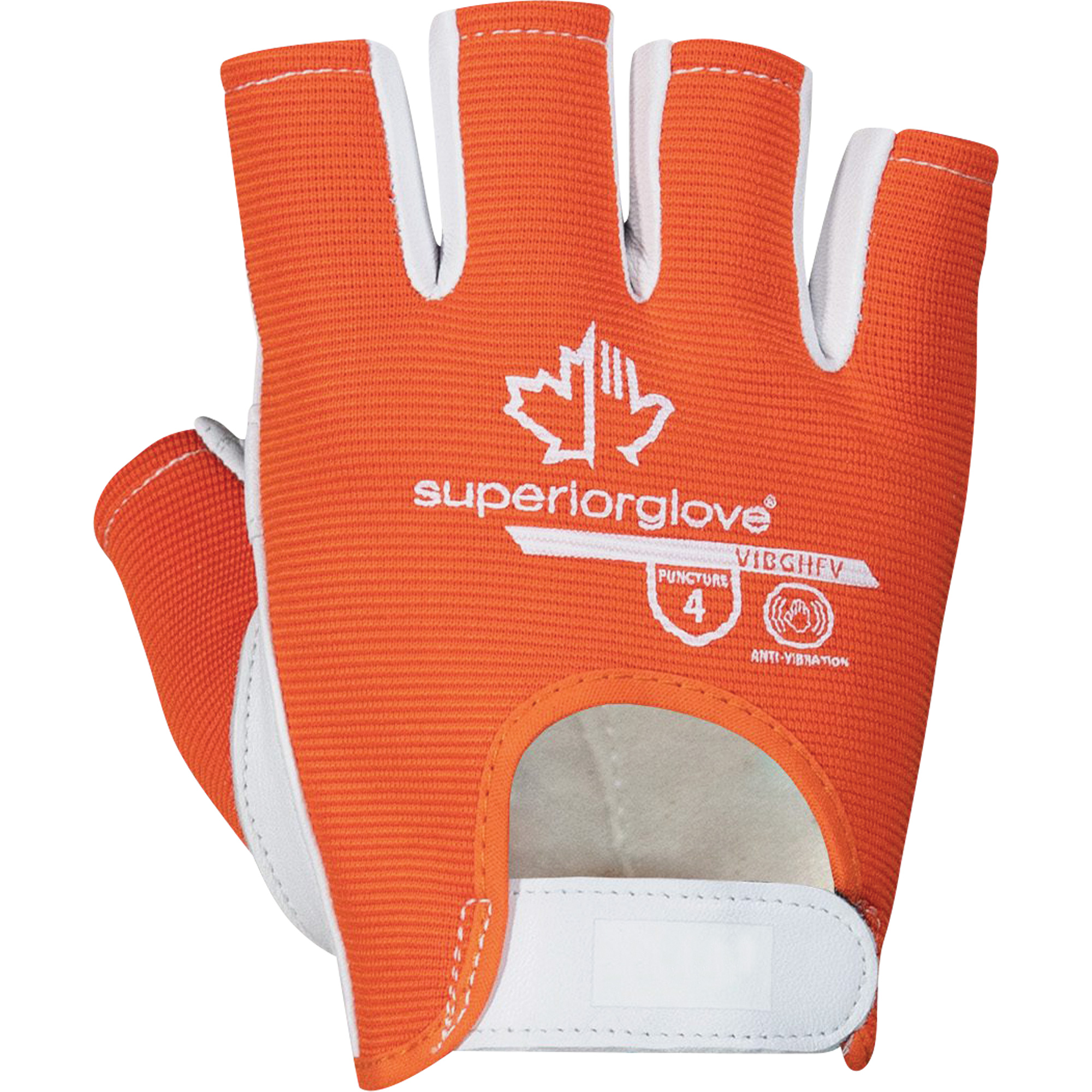 Superior Glove Works Ltd. VIBGHFV/M Vibrastop Half-Finger Vibration ...