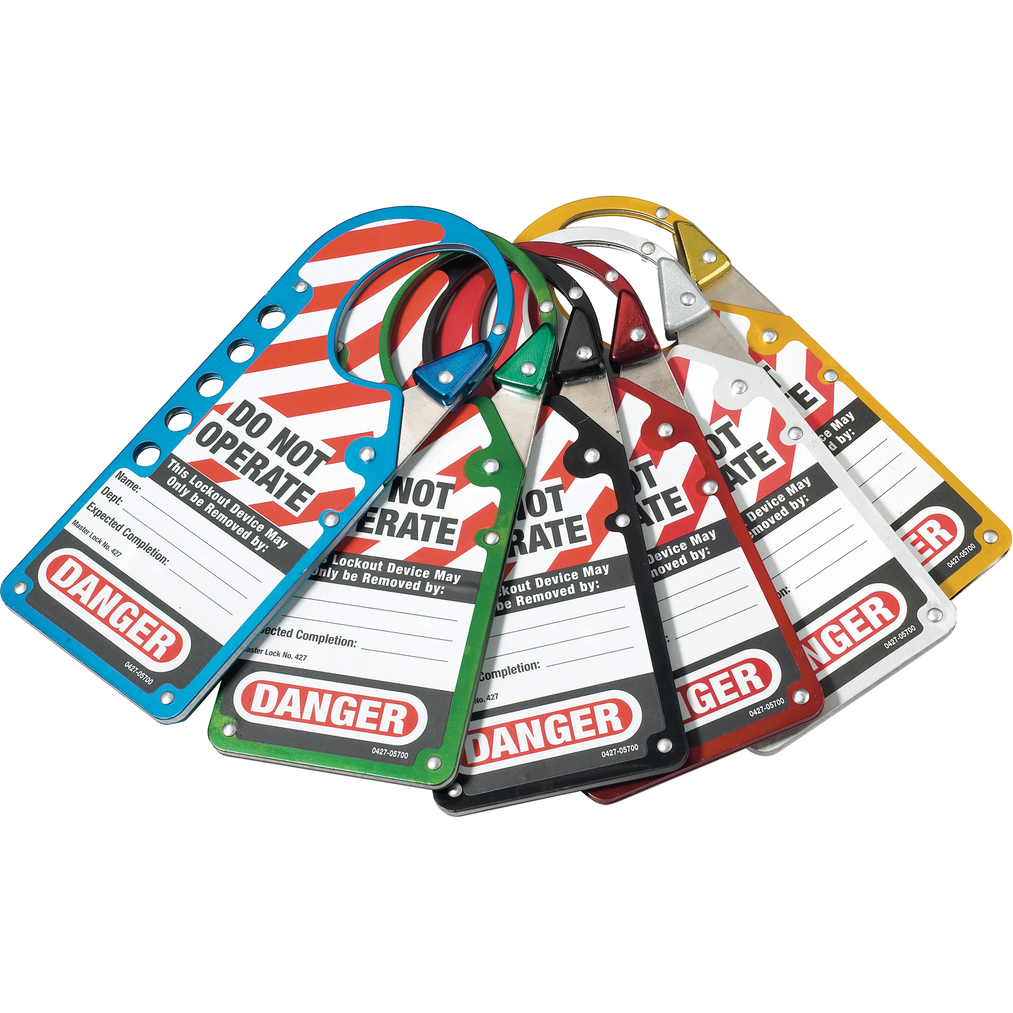 MASTER LOCK Labeled Snap-on Hasps, Blue SAP995 (427BLU) | Shop Safety ...