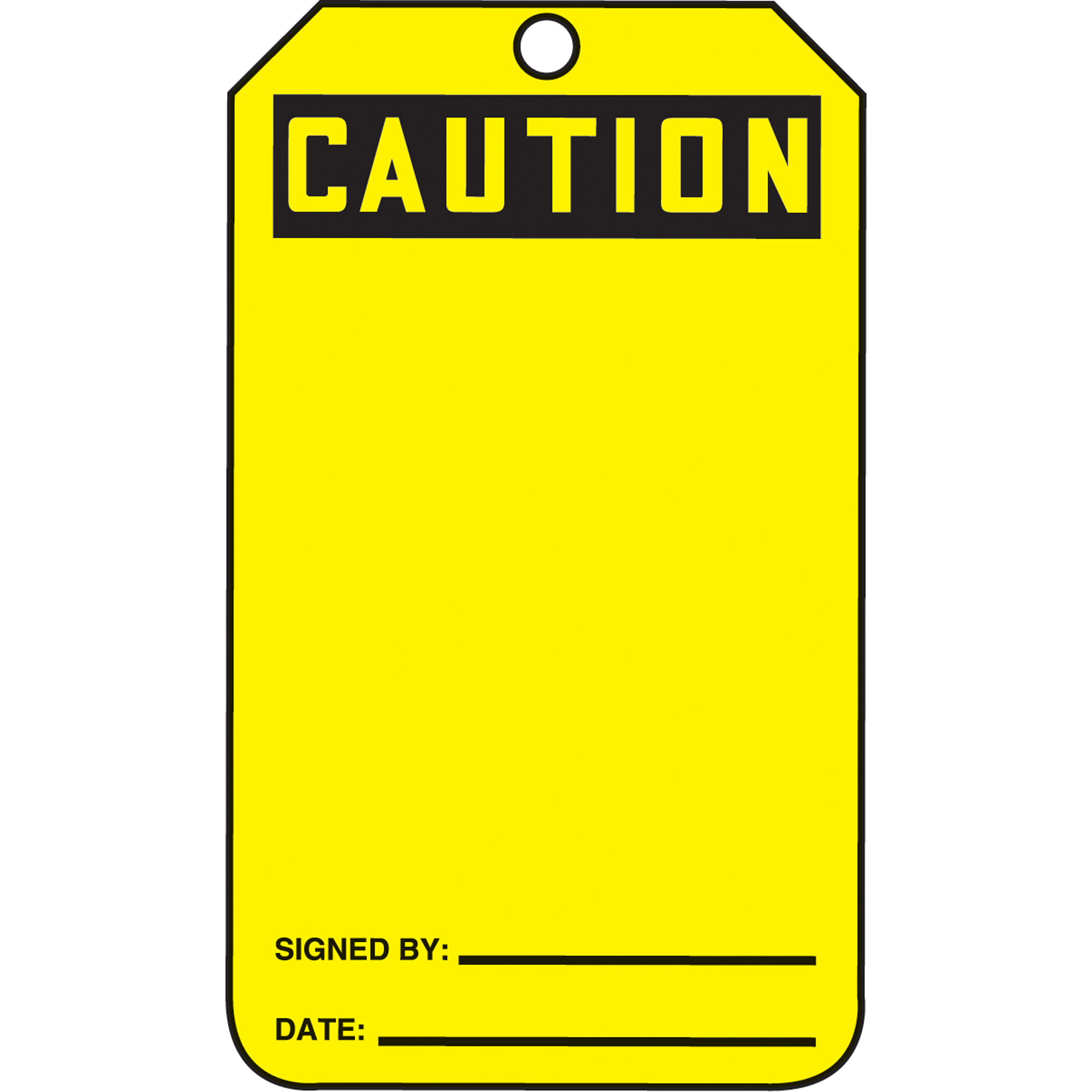 ACCUFORM SIGNS Safety Tags SAU658 (MGT200CTP) | Shop Safety Tag | TENAQUIP