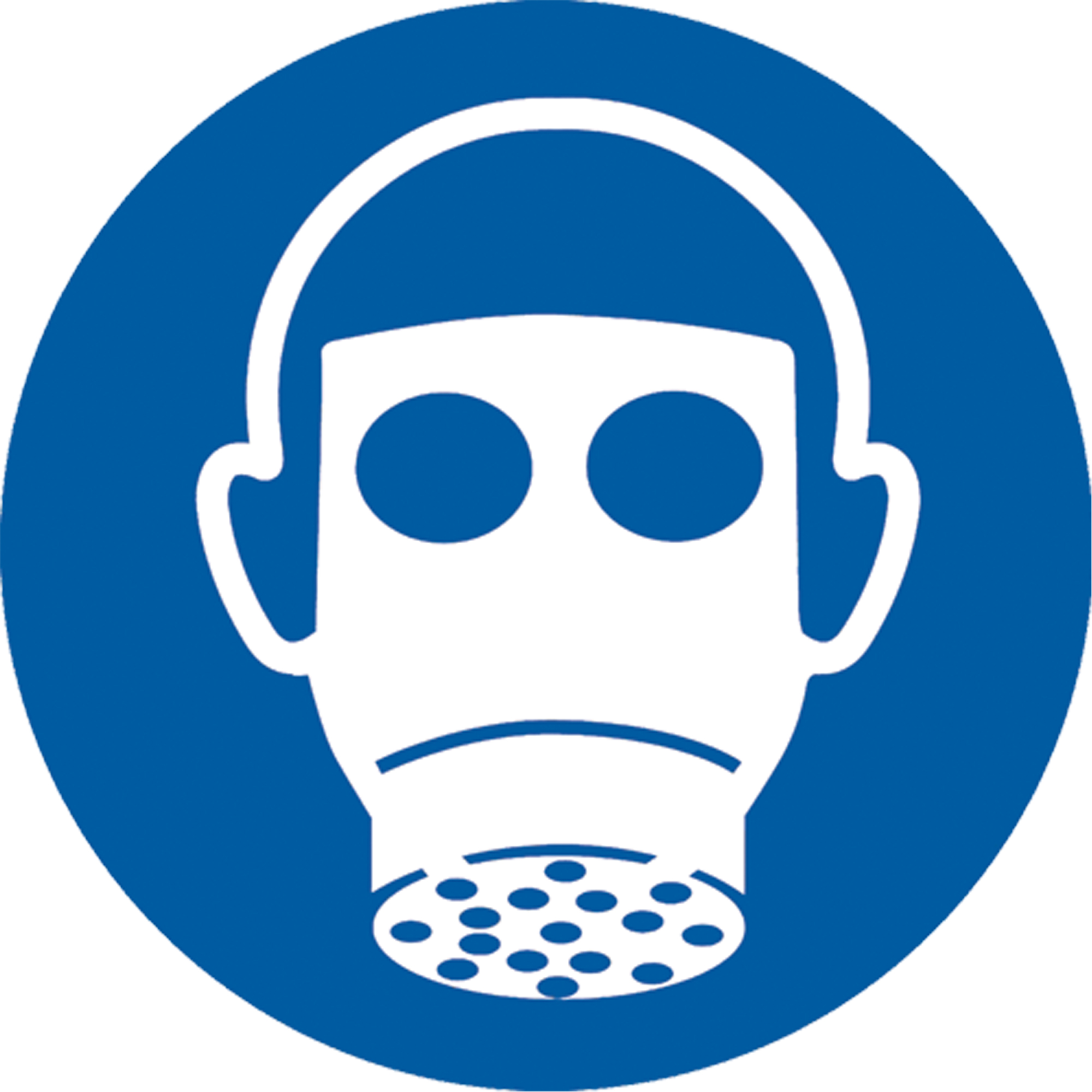 Accuform Signs LSGM2164 Vapour Respirator Pictogram Labels, Vinyl, Roll ...