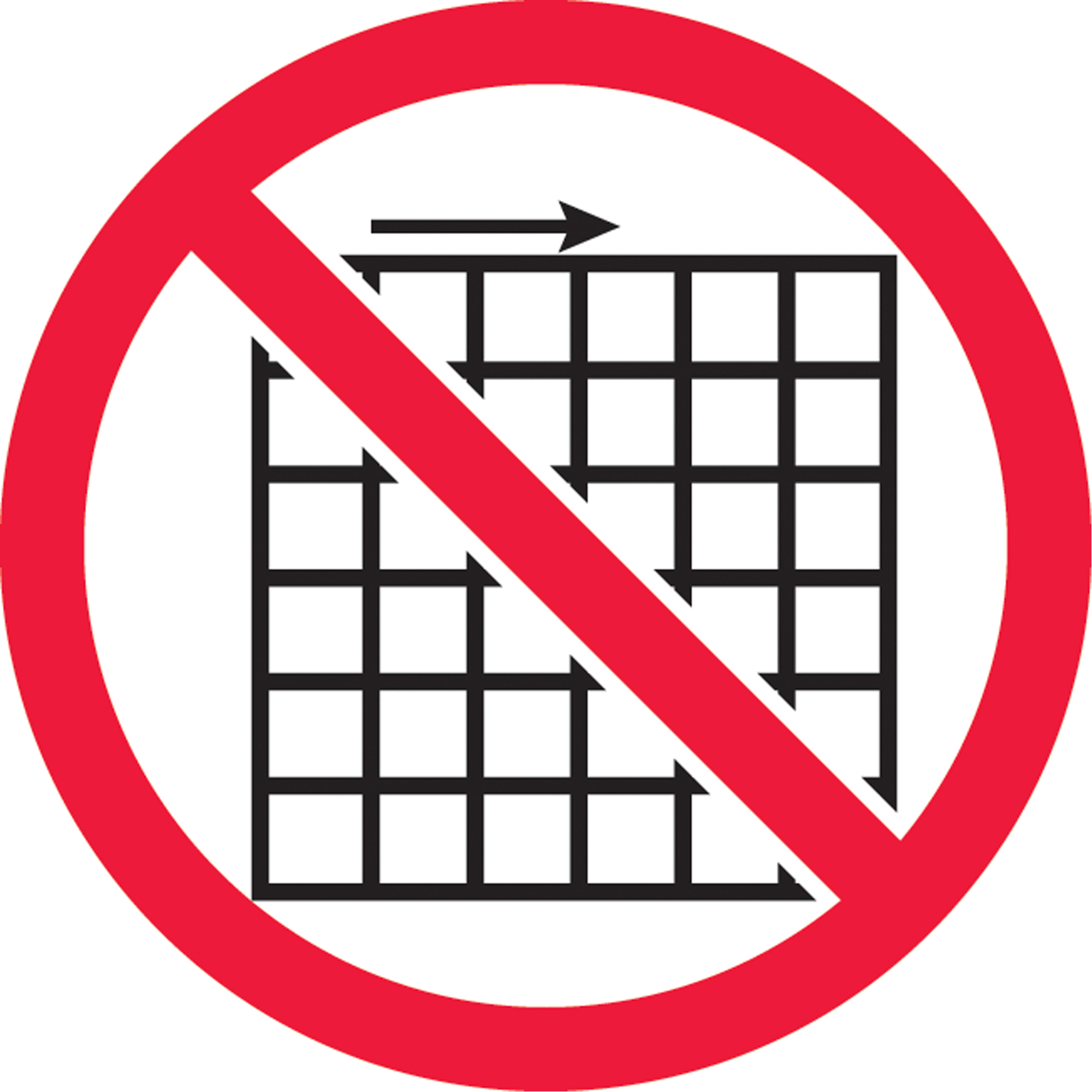 Accuform Signs LSGP6504 Do Not Remove Guard ISO Prohibition Safety ...