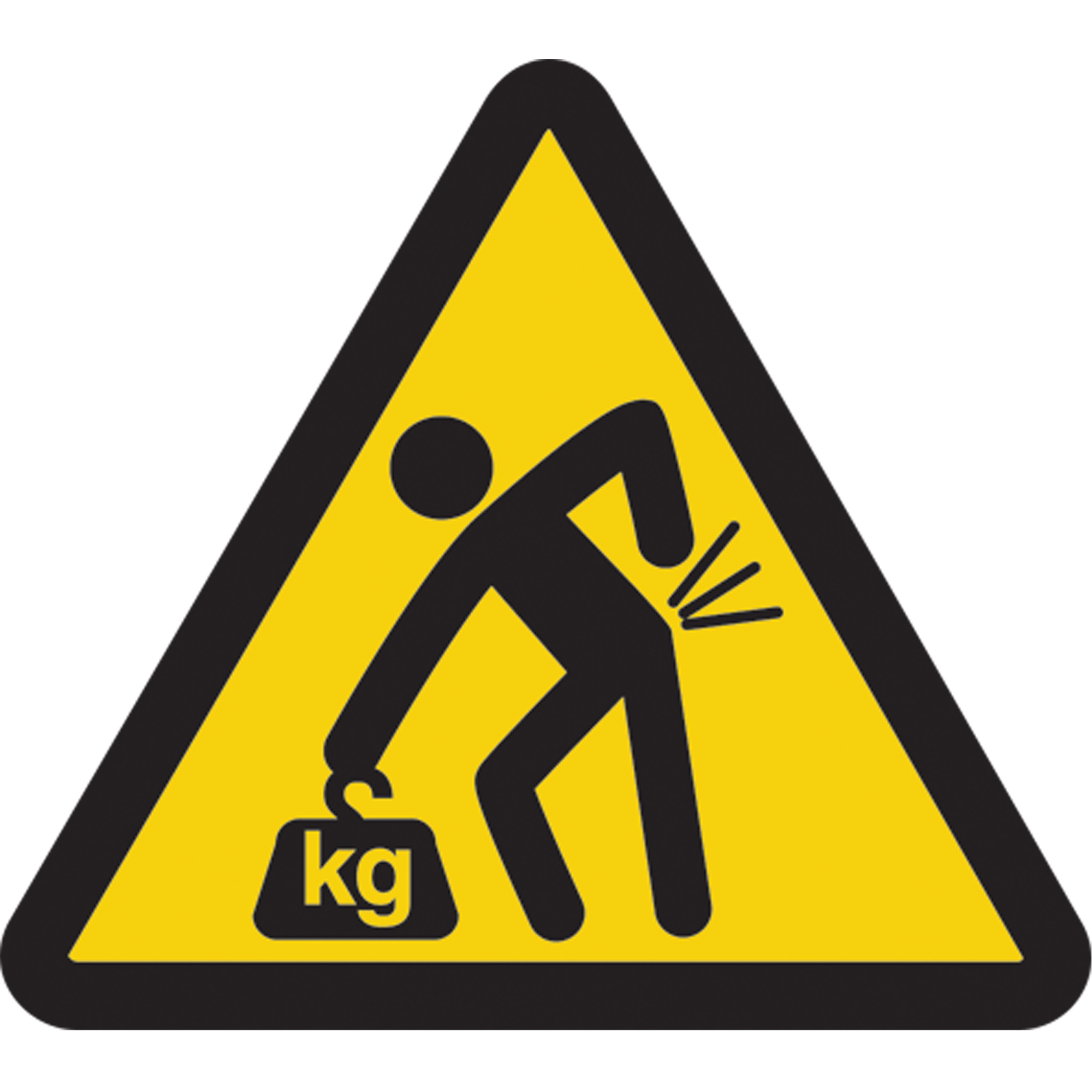 Accuform Signs LSGW1262 Lifting Hazard ISO Warning Safety Labels, 2" x ...