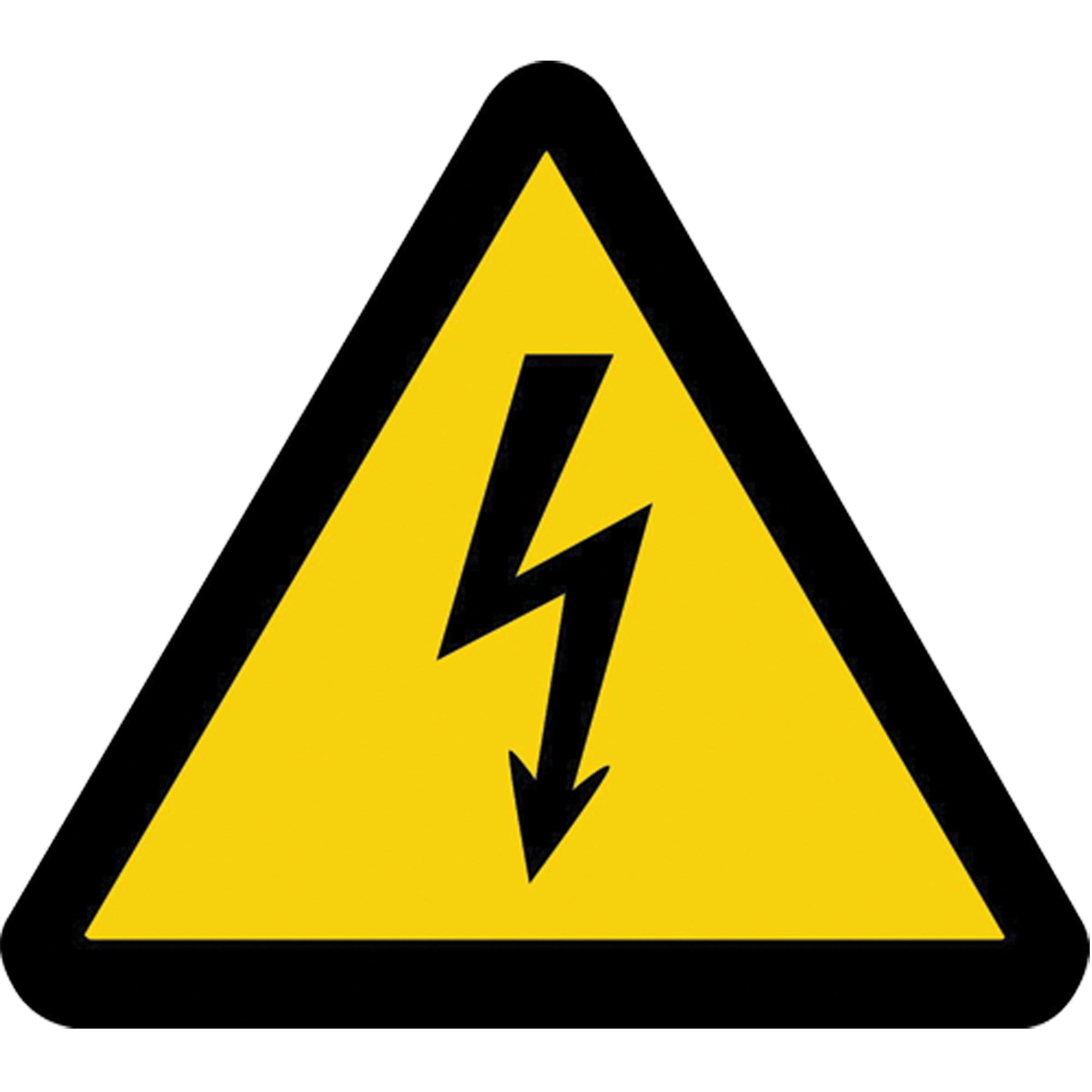 Accuform Signs LSGW1782 Electricity ISO Warning Safety Labels, 2" x 2 ...