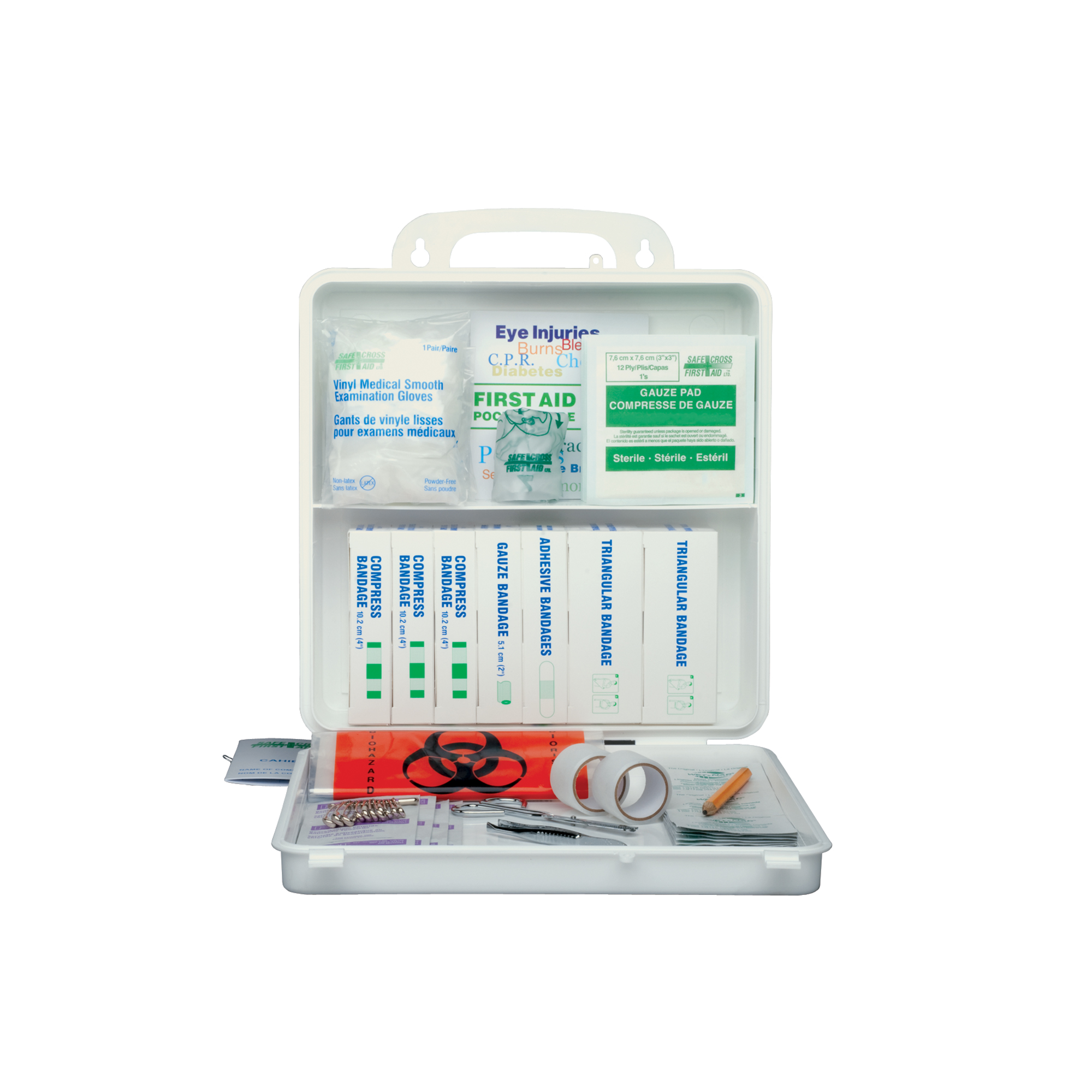 Safecross 50633 Regulation First Aid Kits, Metal Box