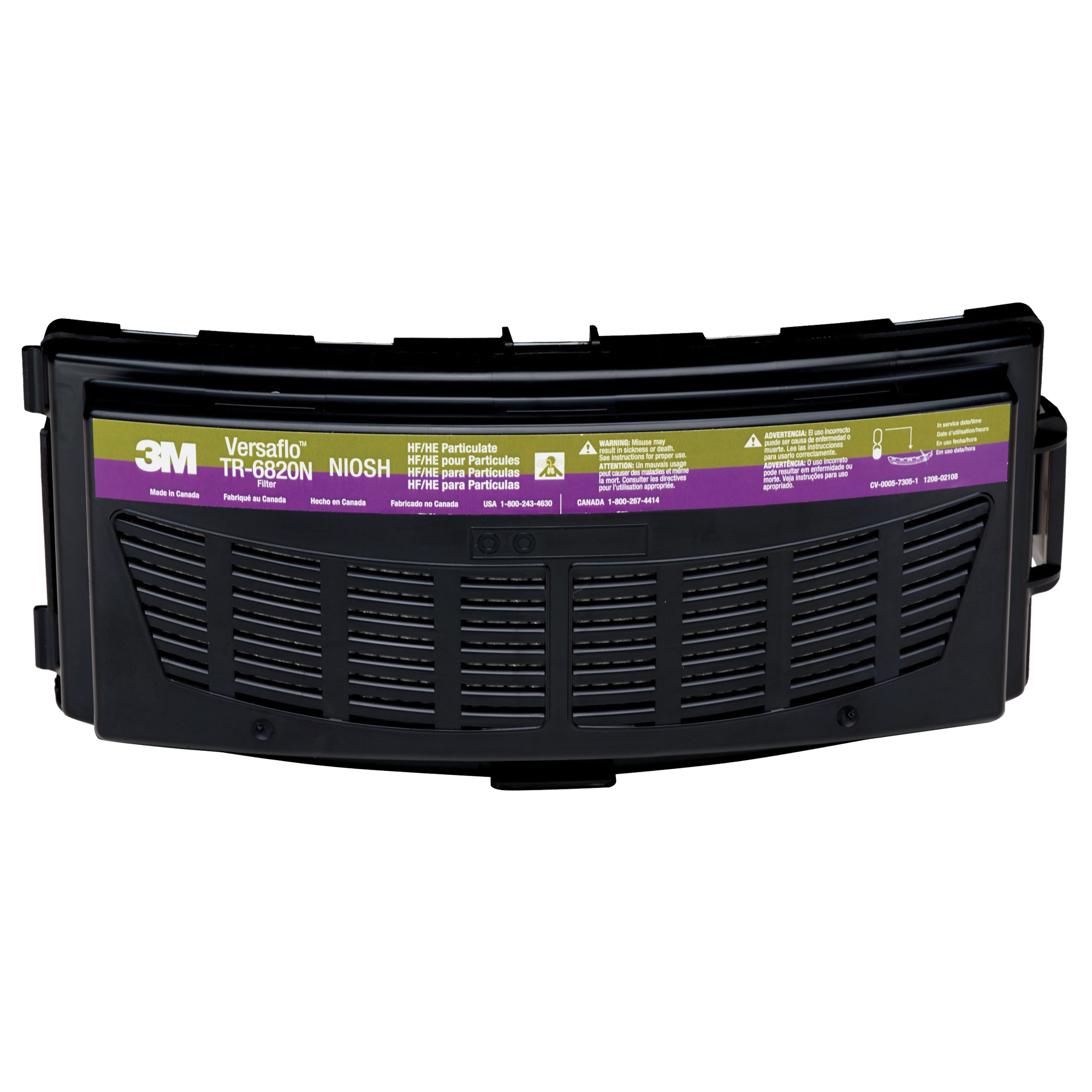 3M TR-6820N Versaflo Powered Air Purifying Respirator Cartridge, Acid ...