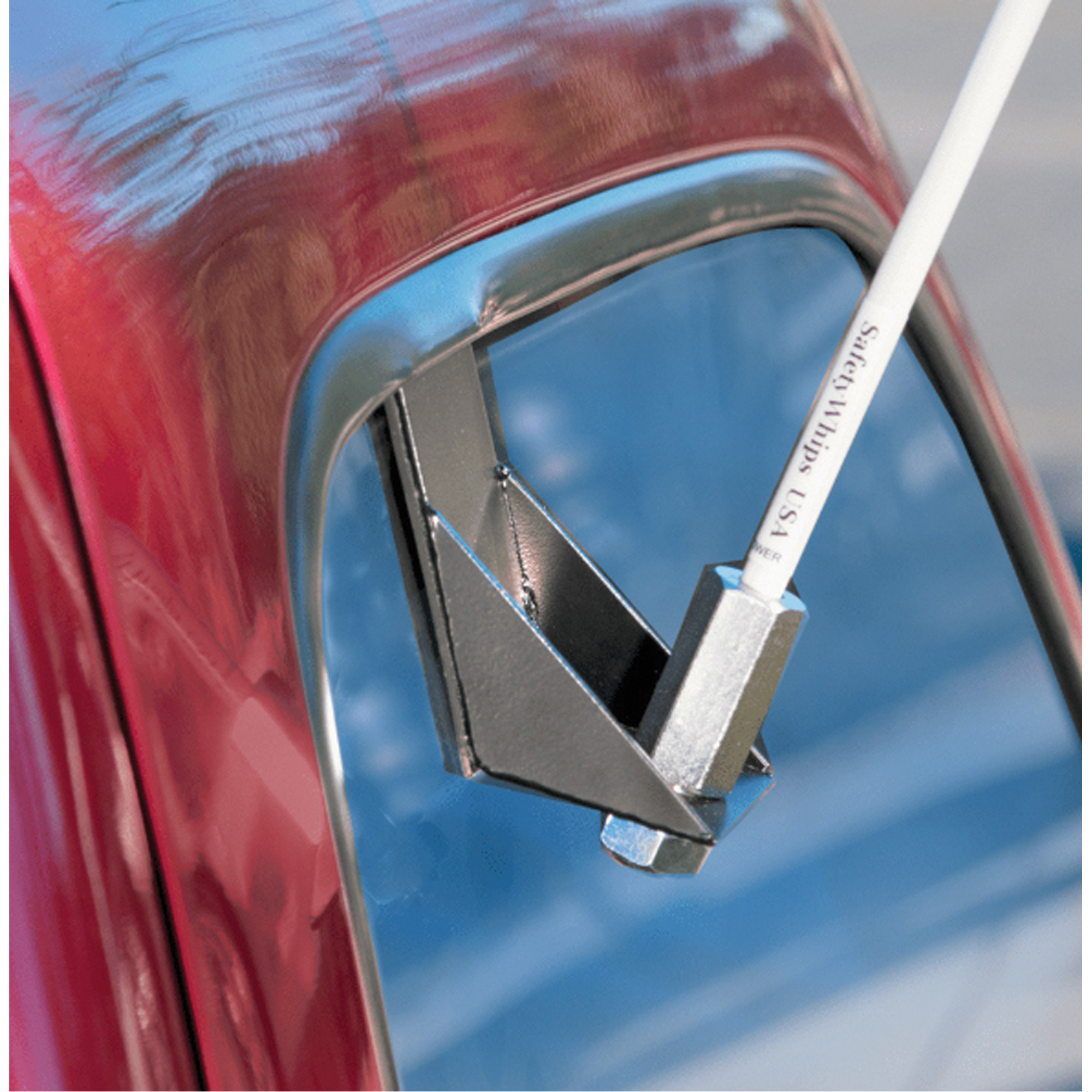 Safety Whips LWW05-SXW Light-Duty Safety Whips, Window Mount, 5' High ...