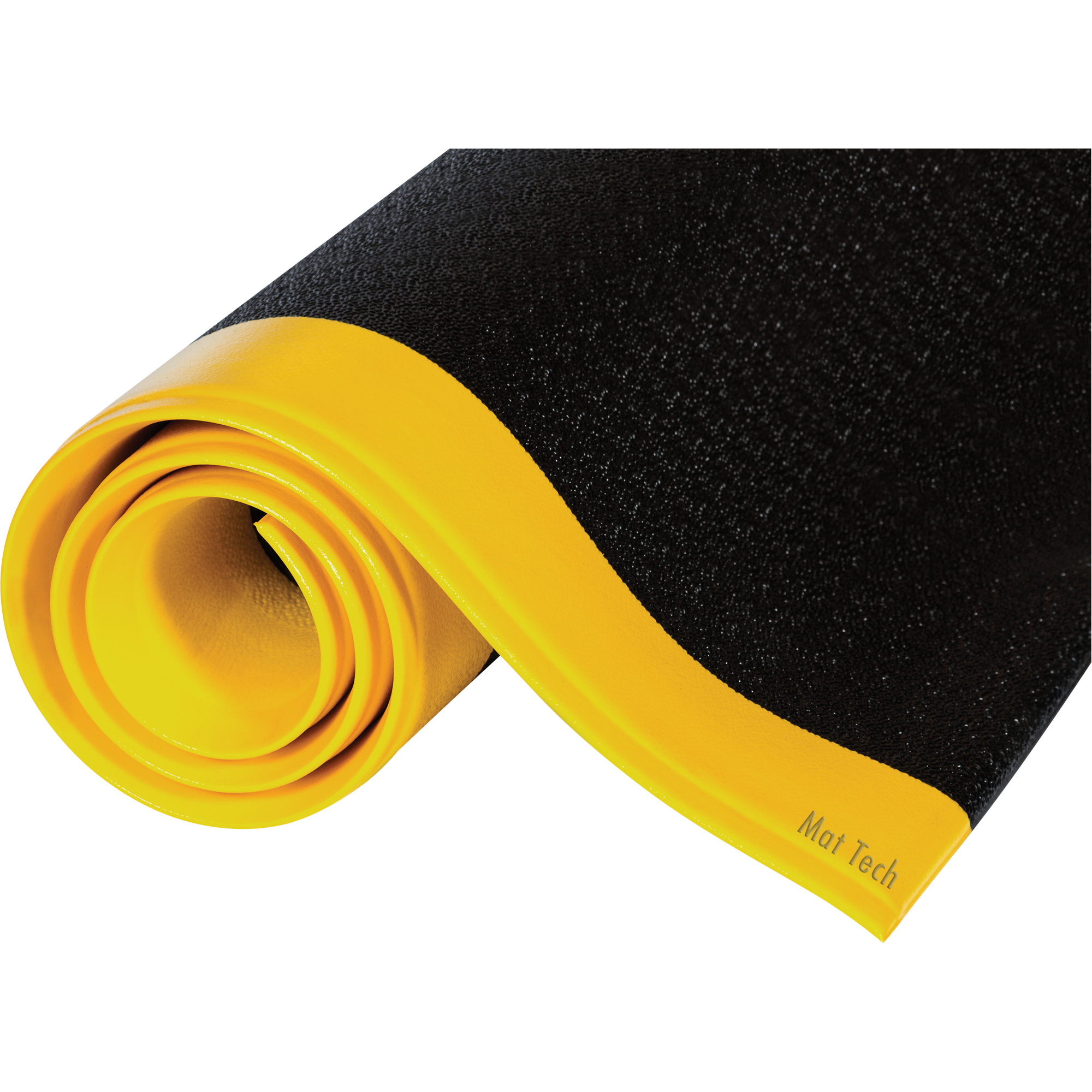 Mat Tech TP3824YBSM-19 Tuff-Spun® Mats, Pebbled, 2' x 19' x 3/8", Black ...