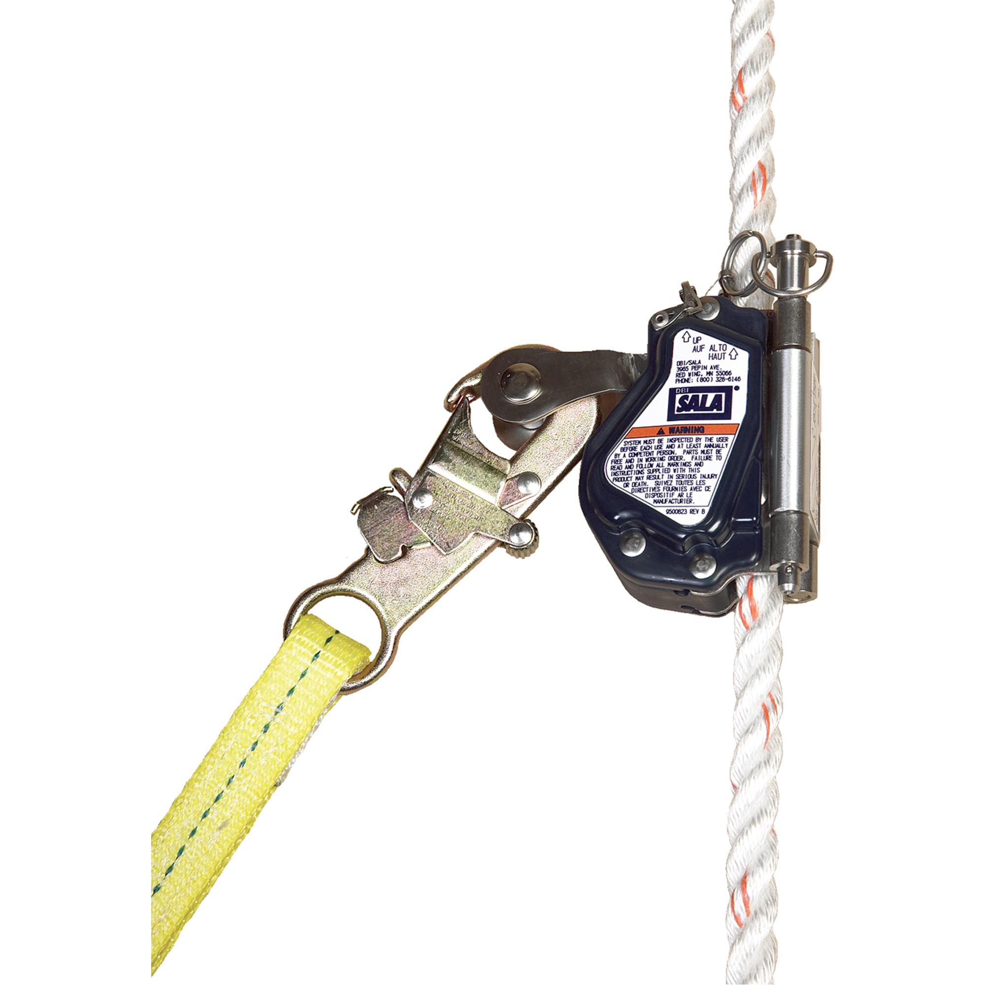 3M DBI Sala Fall Protection 5000335C Lad-Saf Rope Grabs, 5/8" Rope Diameter