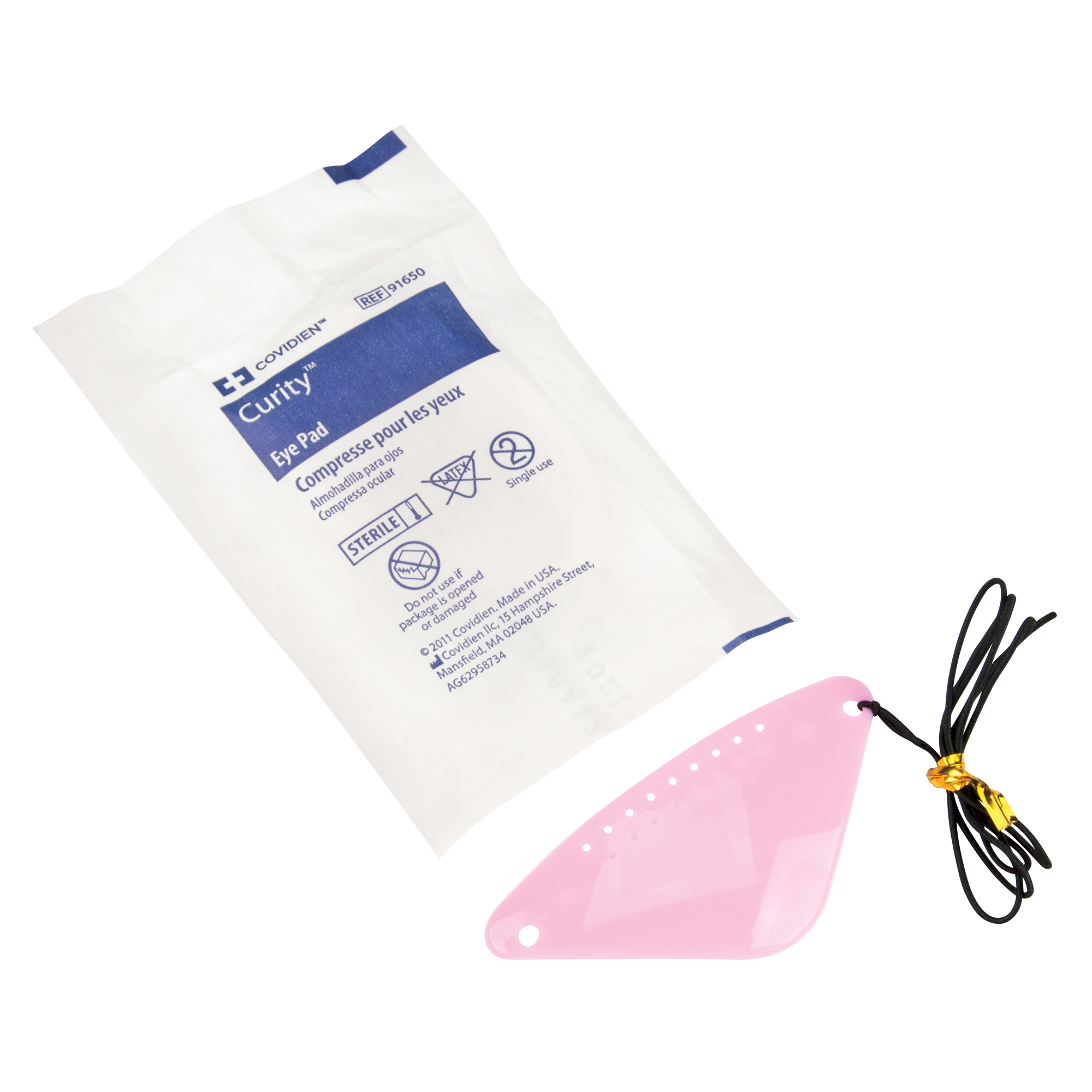 Safecross 02527 Dressing Kit (Pad & Shield), Eye, Class 1