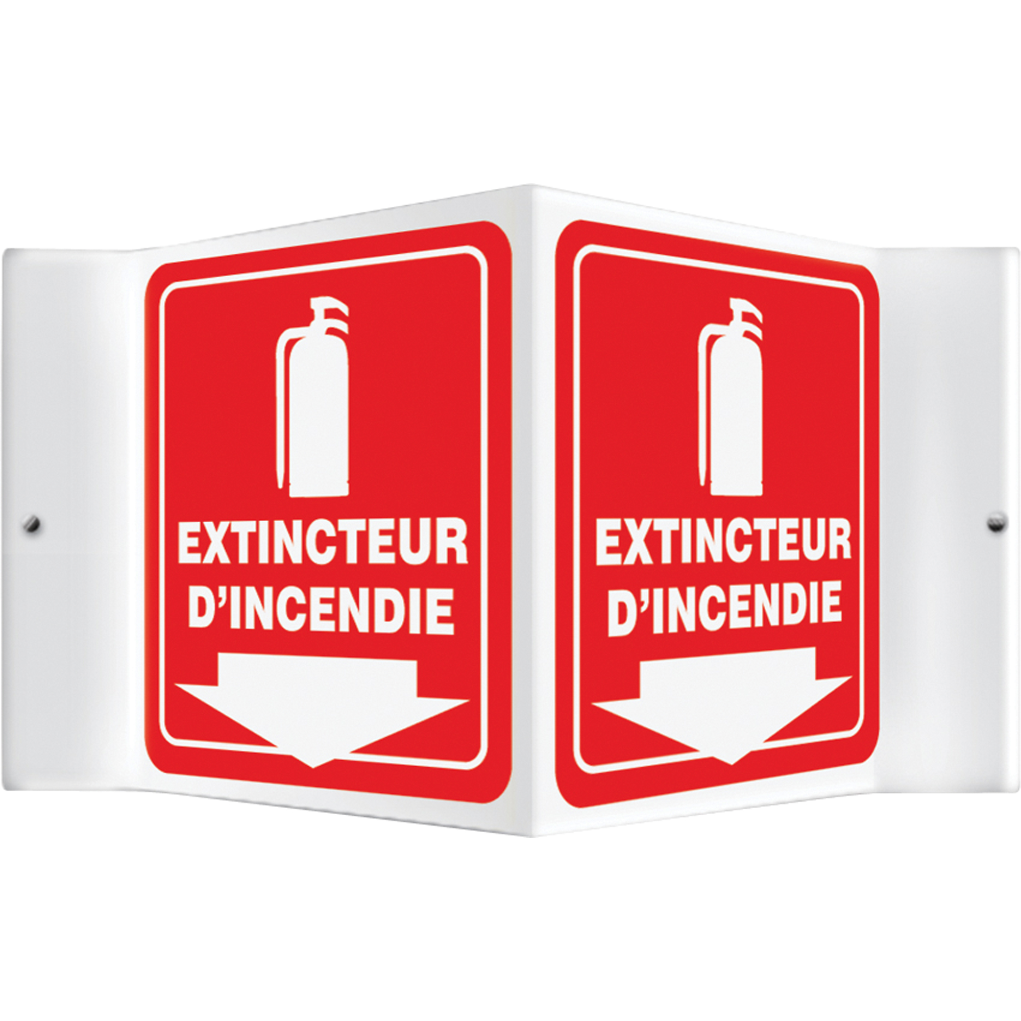 ACCUFORM SIGNS "Extincteur d'incendie" Projection Sign, 6" x 5 ...