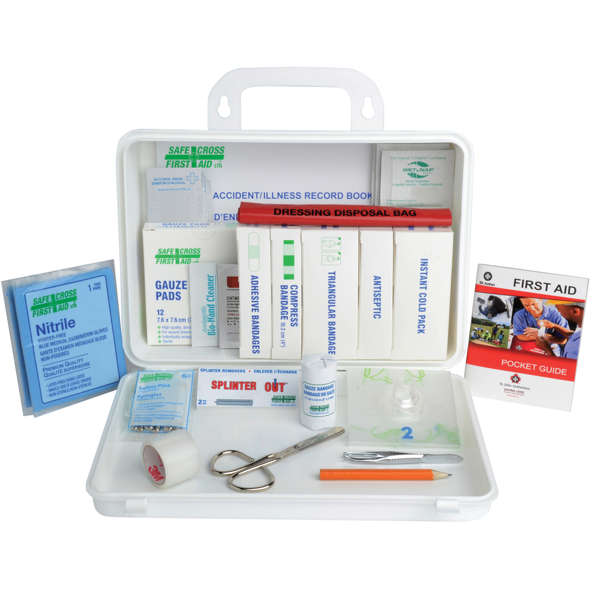 Safecross 01915 Truck First Aid Kits, Class 1 Medical Device, Plastic Box