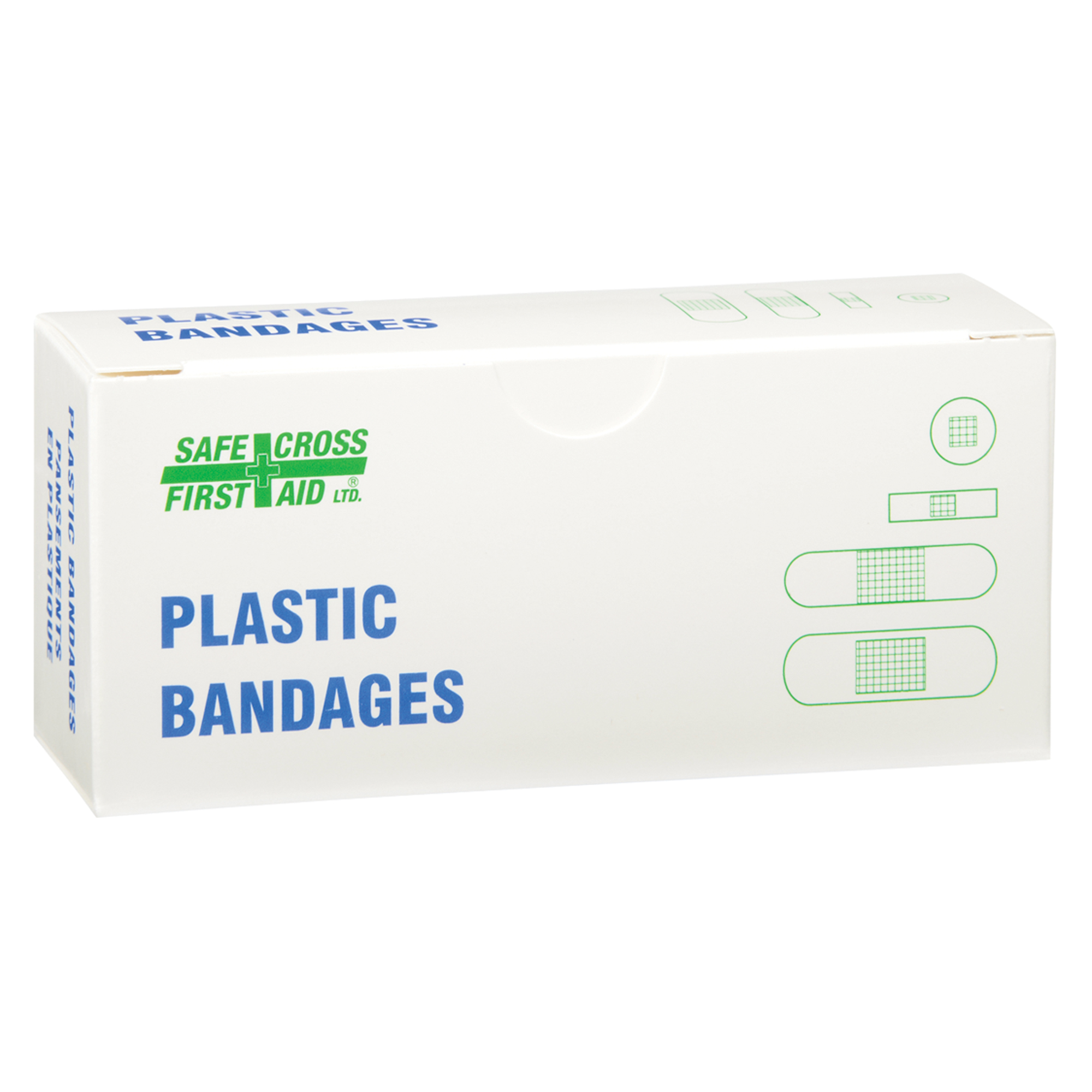 Safecross 03525 Bandages, Assorted, Plastic, Sterile