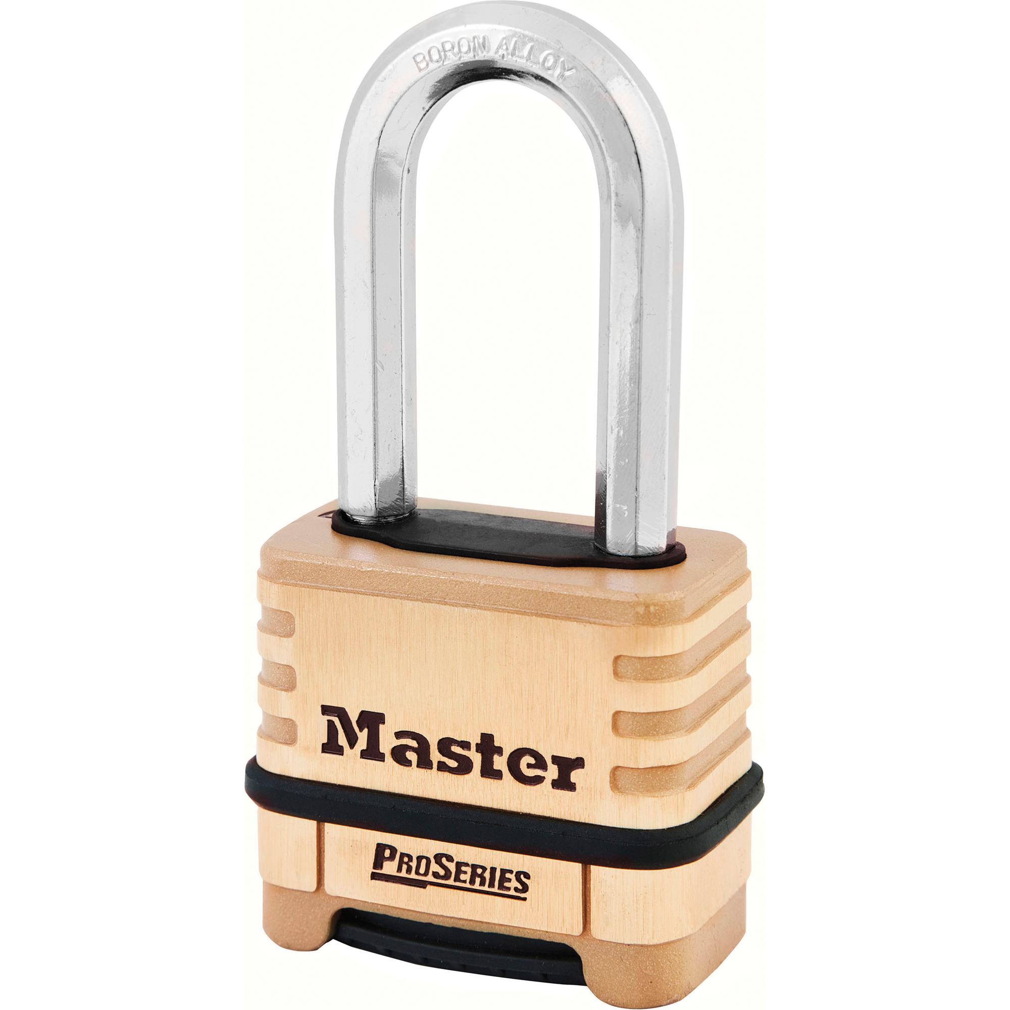 Master Lock 1175LH ProSeries® Lock, Combination, Resettable, Brass ...