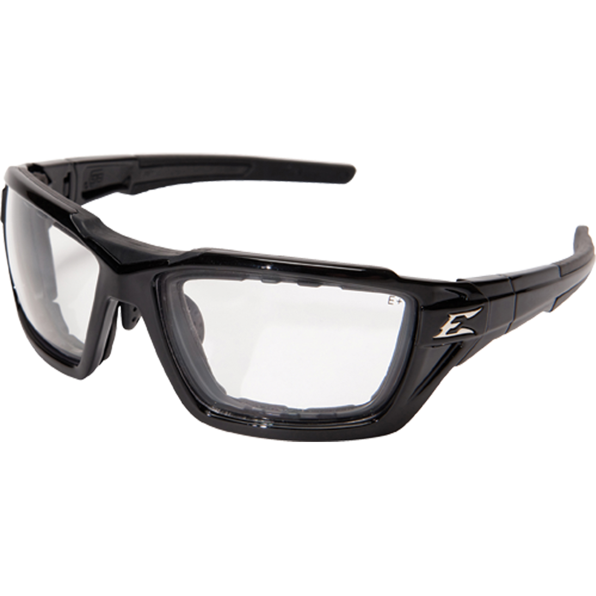 EDGE SAFETY EYEWEAR Steele Safety Glasses, Clear Lens, Vapour Barrier ...