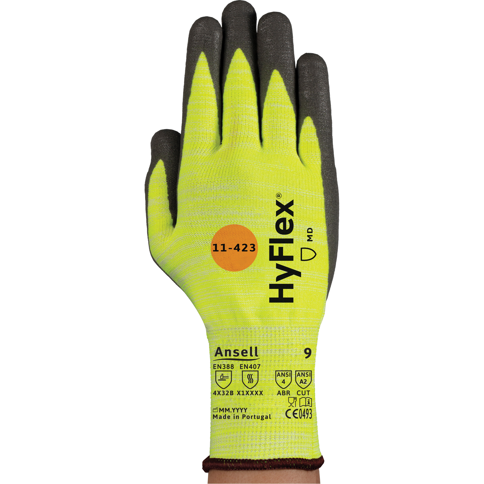 Ansell 11423100 Gants résistant aux coupures Hyflex 11-423, Taille 10, Calibre 13, Revêtement ...
