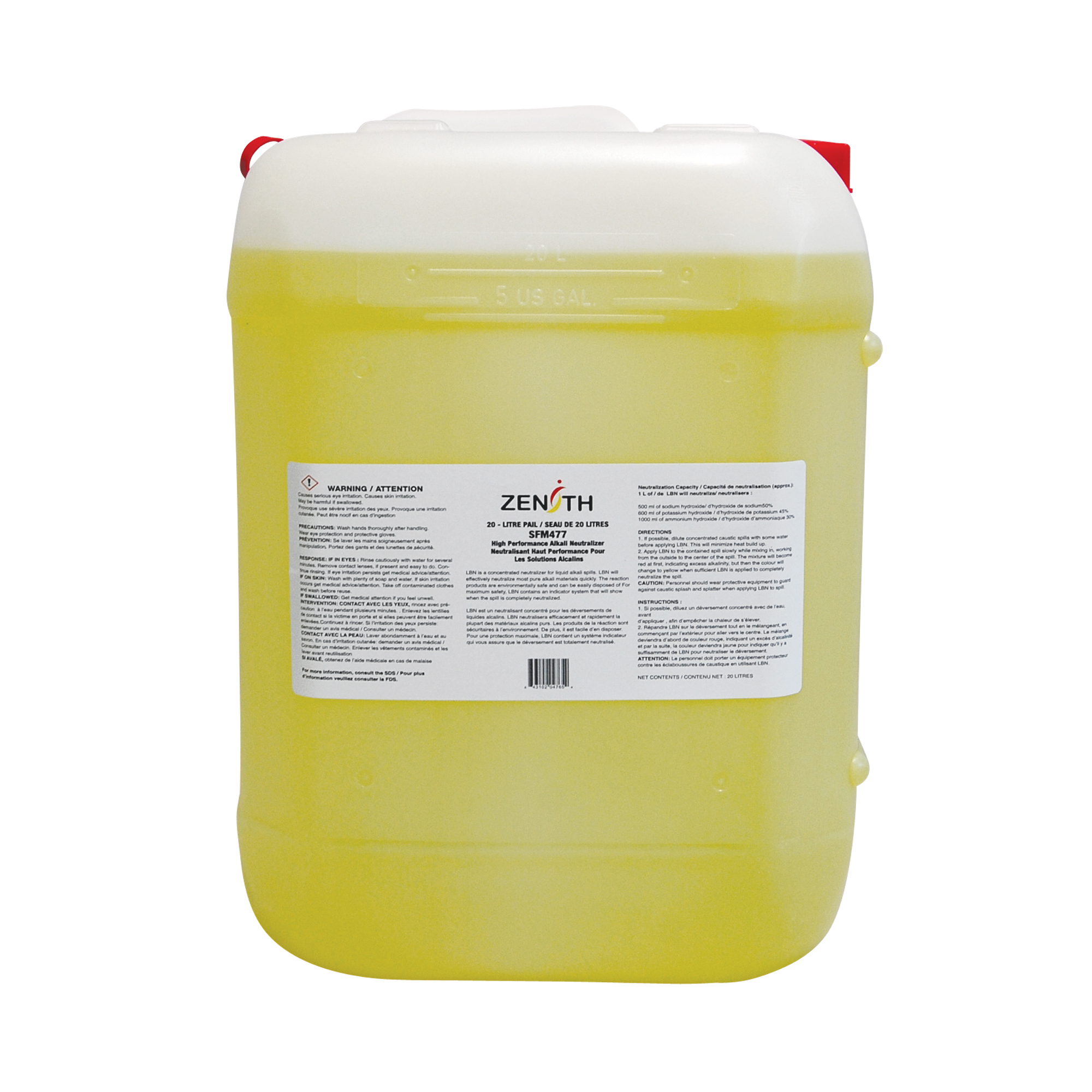 ZENITH SAFETY PRODUCTS Caustic (Base) Neutralizers SFM477 | Shop ...