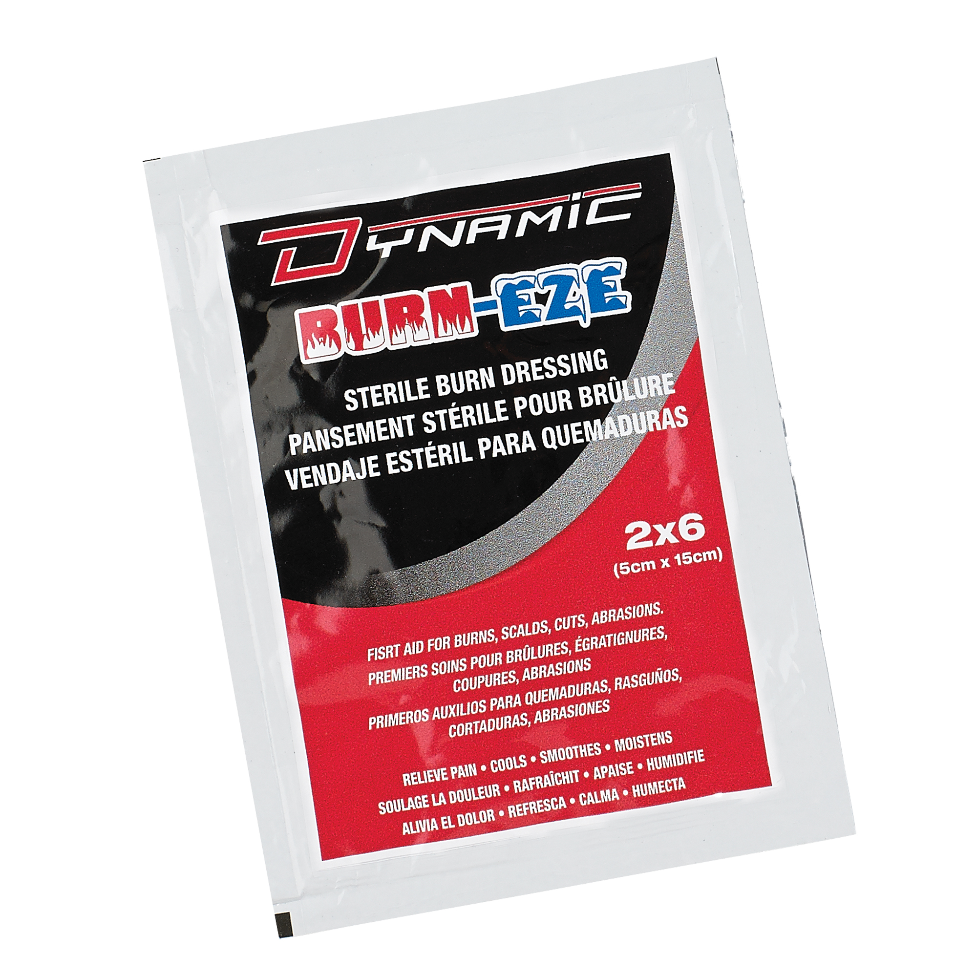 DYNAMIC SAFETY Burn-Eze-Burn Dressing, 2" x 6", Class 2 SGA758 (FABF2X6 ...