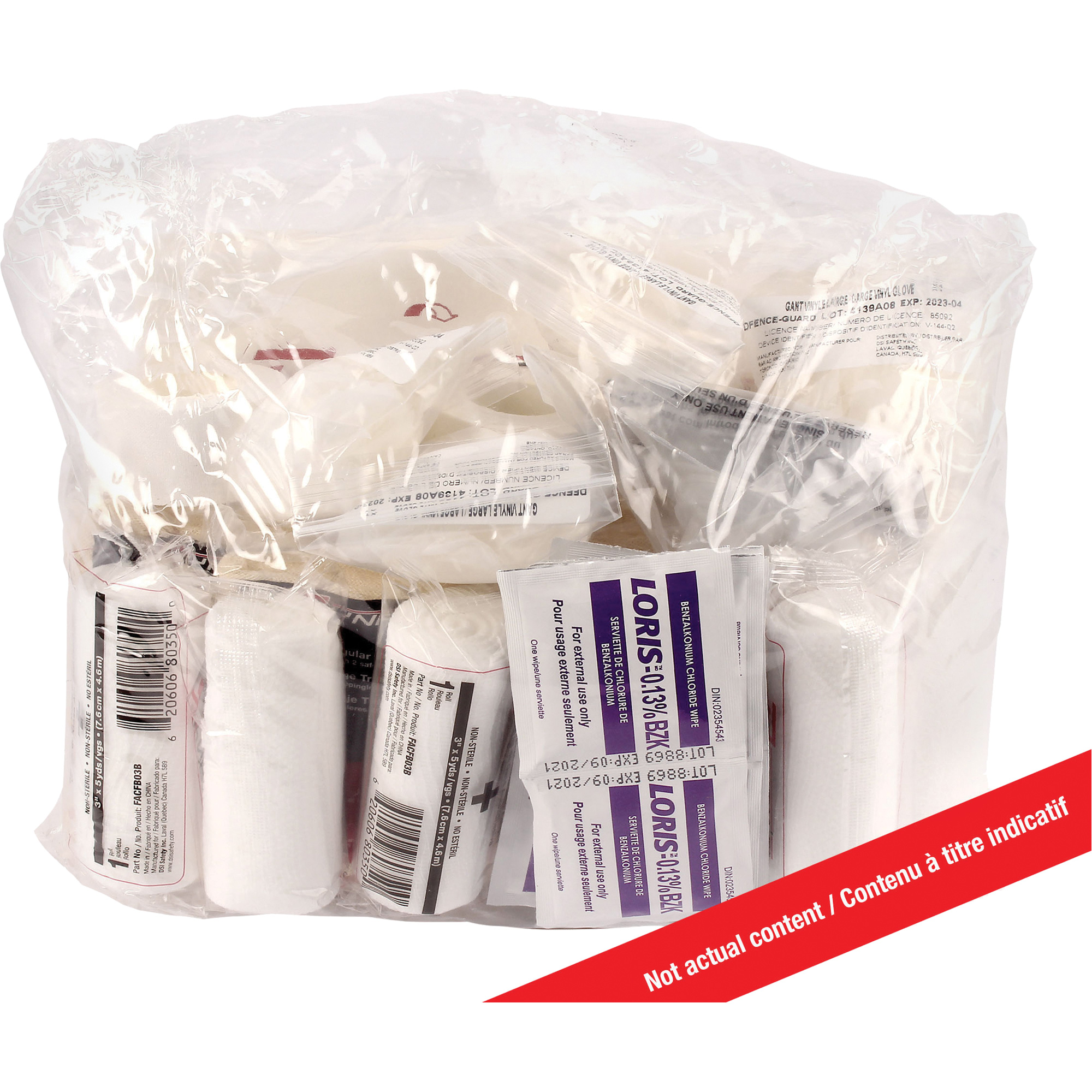 DYNAMIC SAFETY First Aid Refill Kit, Class 2 SGB248 (FAKONTAR) | Shop ...