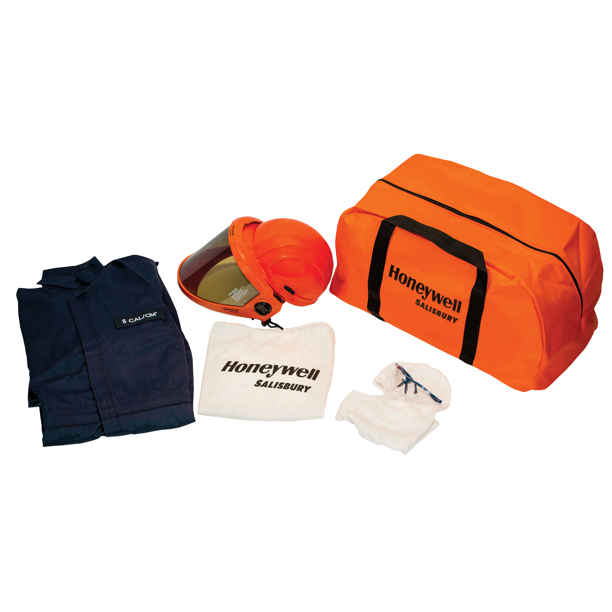 HONEYWELL Arc Flash Safety Kit, PPE Category Level 2, 8 cal/cm² Arc ...