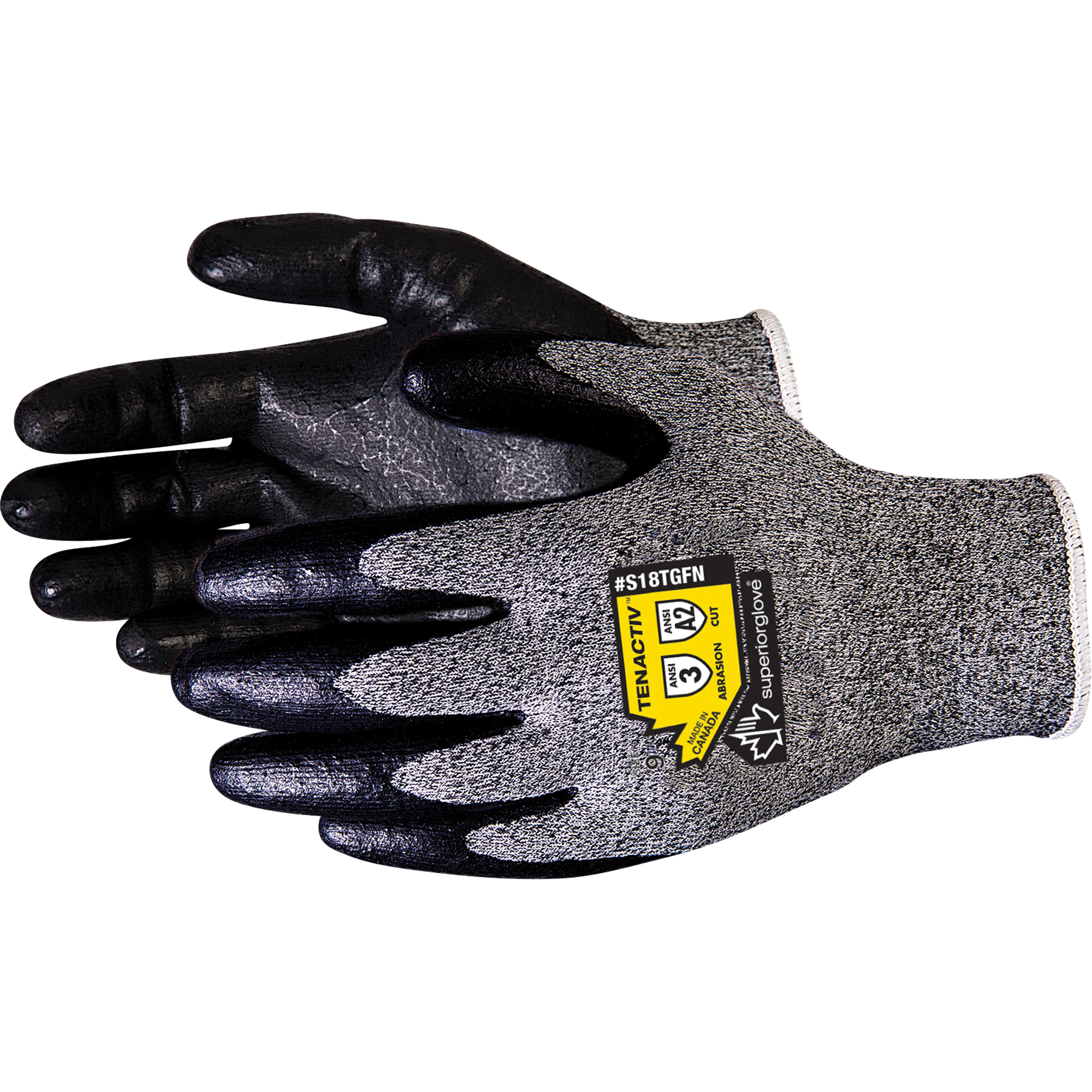 Superior Glove Works Ltd. S18TGFN-10 Cut-Resistant Gloves, Size 10, 18 ...