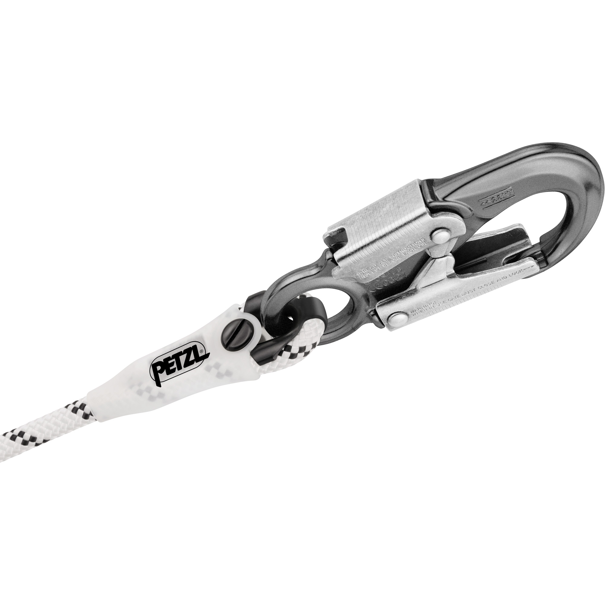 PETZL Longe de positionnement ajustable pour le travail, 1 branches, 3 ...