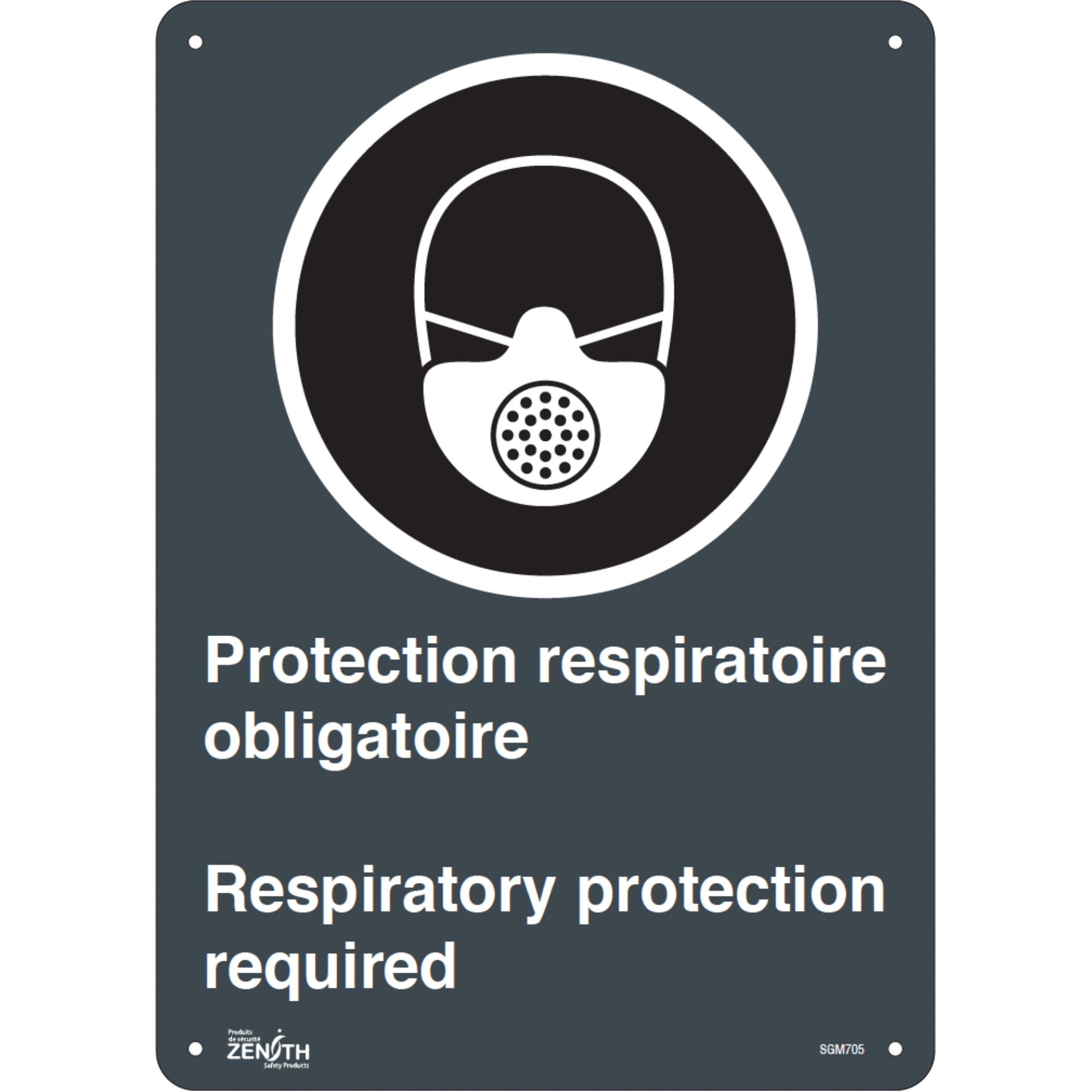 ZENITH SAFETY PRODUCTS "Protection Respiratoire Respiratory Protection ...