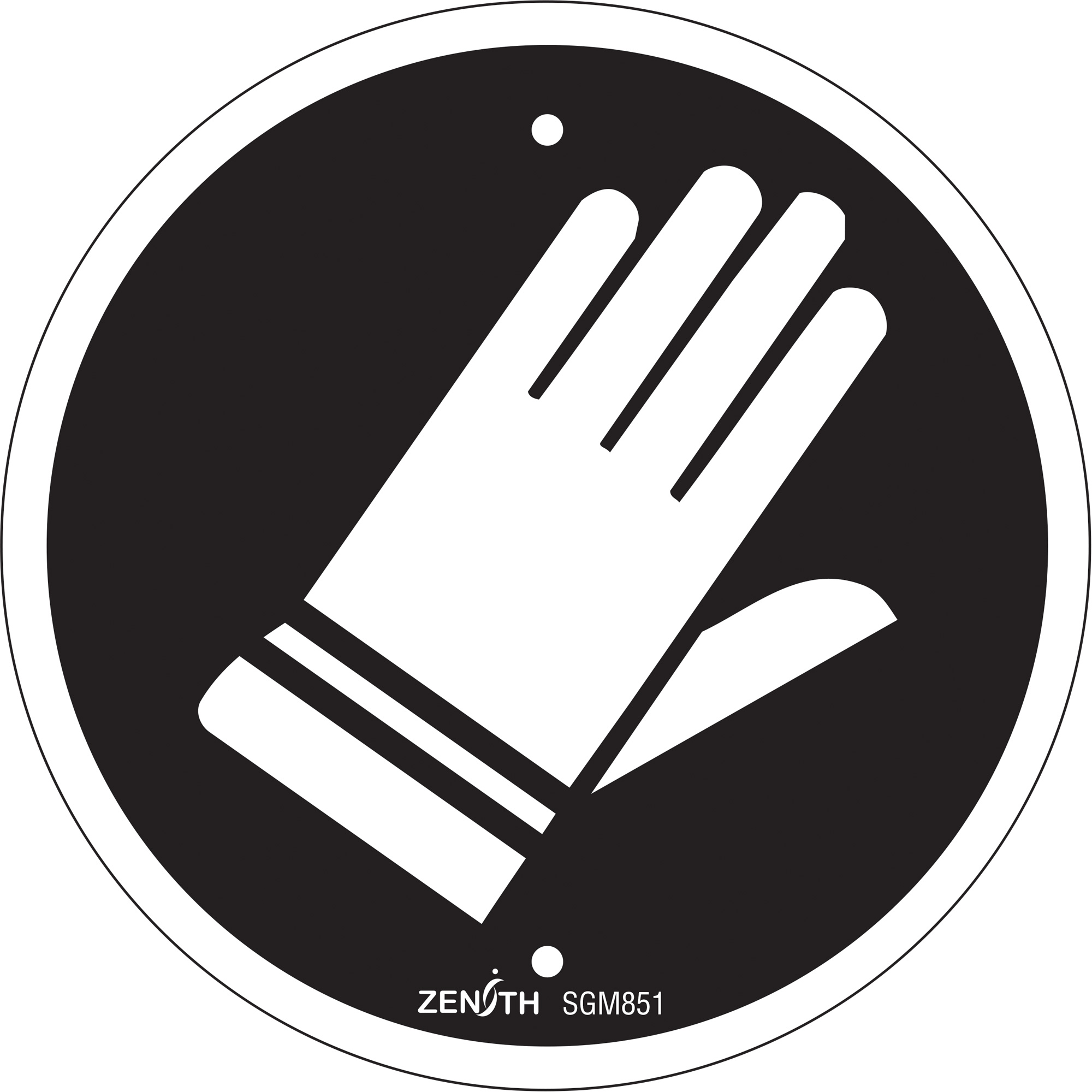 Zenith Safety Products SGM851 Hand Protection Required CSA Safety Sign ...